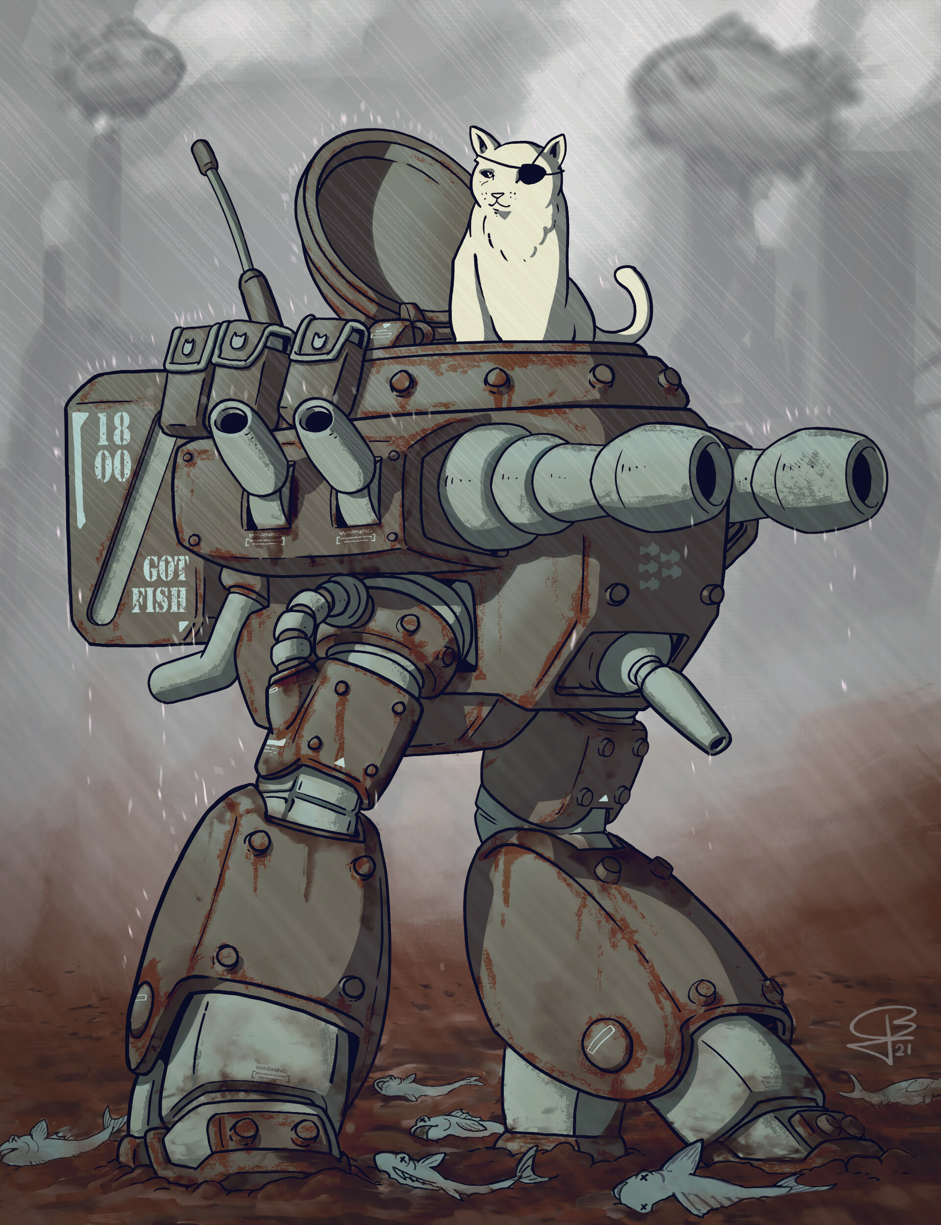 ArtStation - Cat Tank