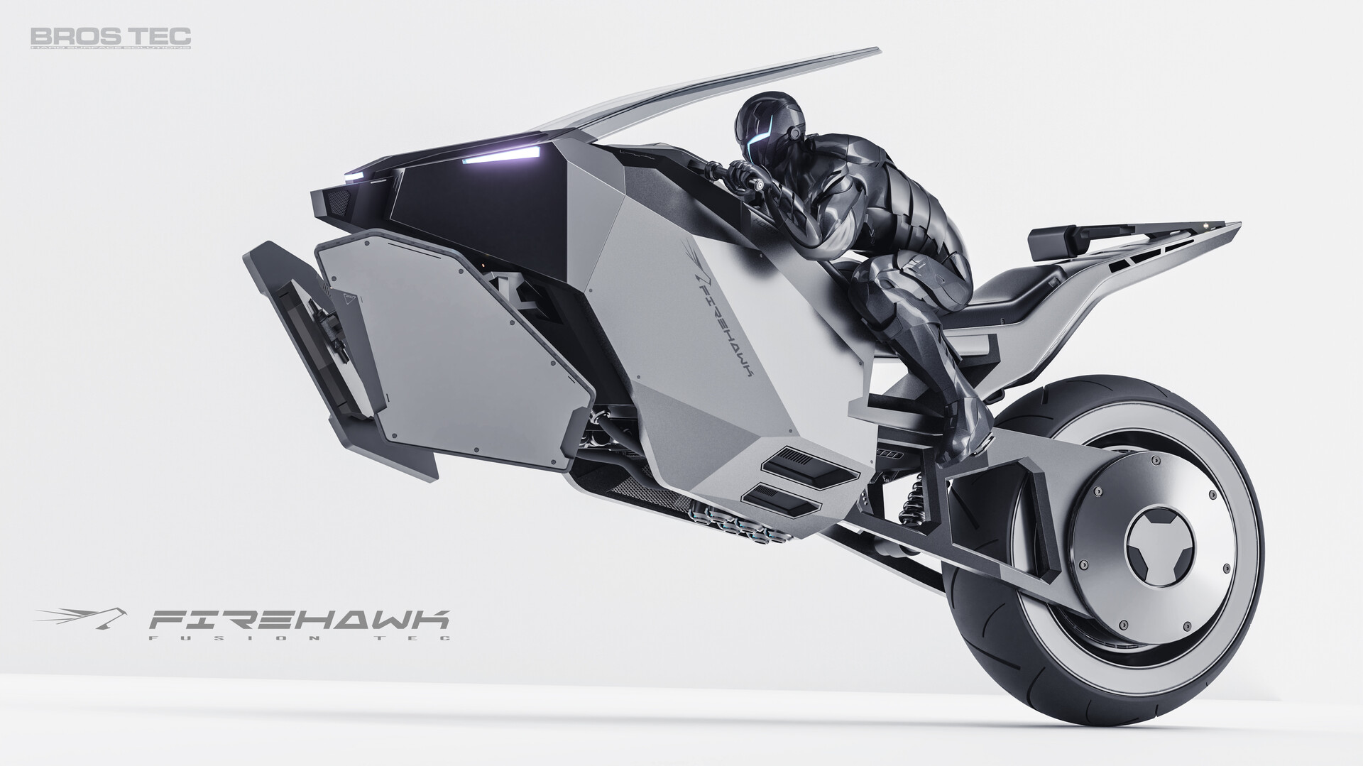 ArtStation - SciFi Bike Retextured with Blender Bros Mats (in dev)