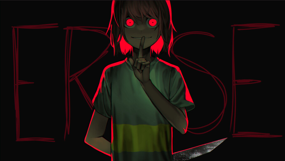 ArtStation - ERASE - Undertale fanart