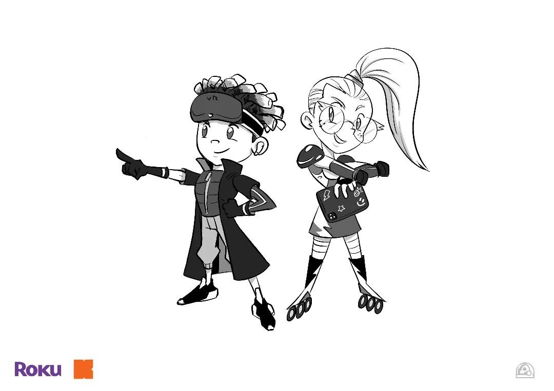 ArtStation - ROKU Kids - mascot designs