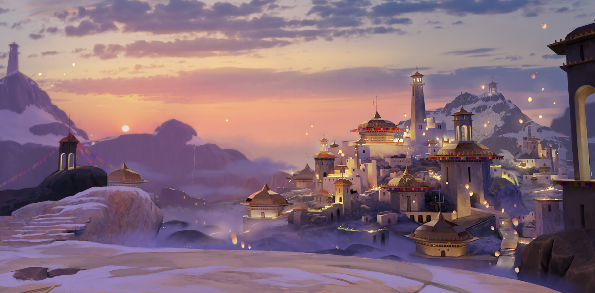 ArtStation - 匈奴城邦Huns City State