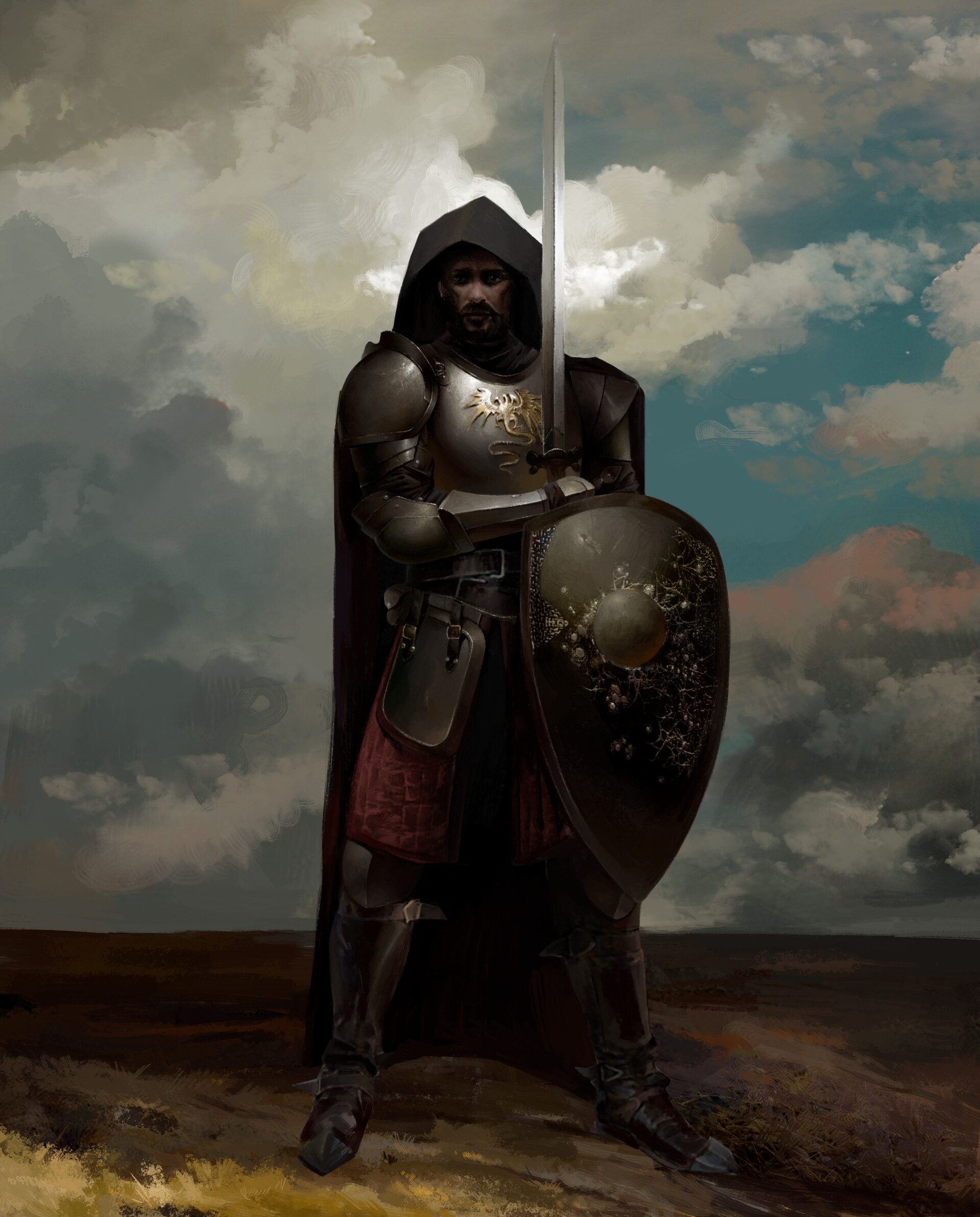 ArtStation - Knight and sword