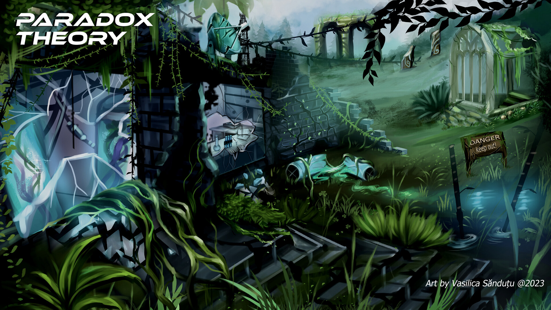 ArtStation - Concept Art for Paradox Theory-Quantum Stasis RPG game