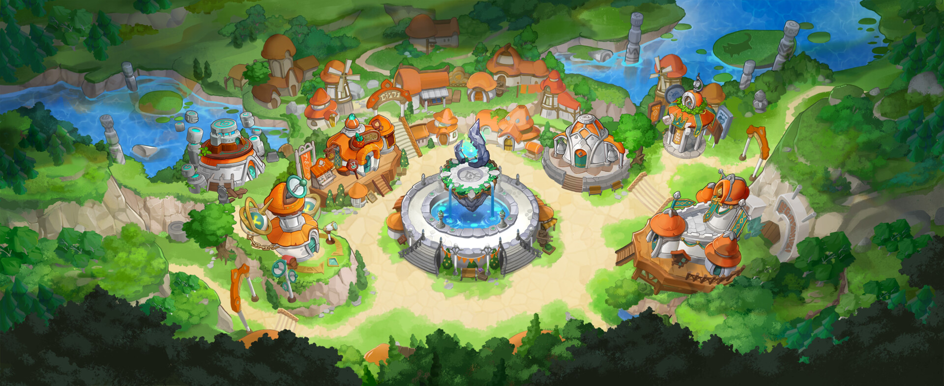 ArtStation - work - town