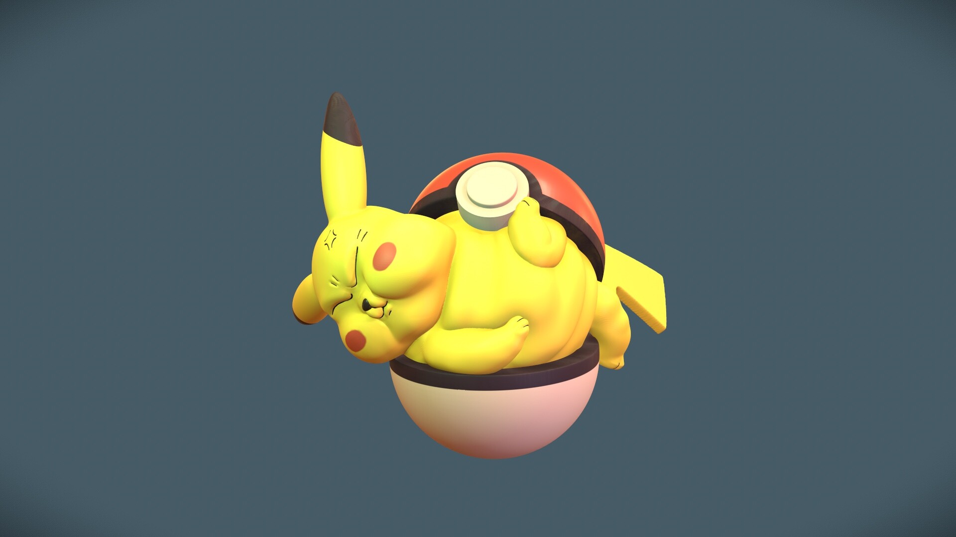 ArtStation - Fat Pikachu