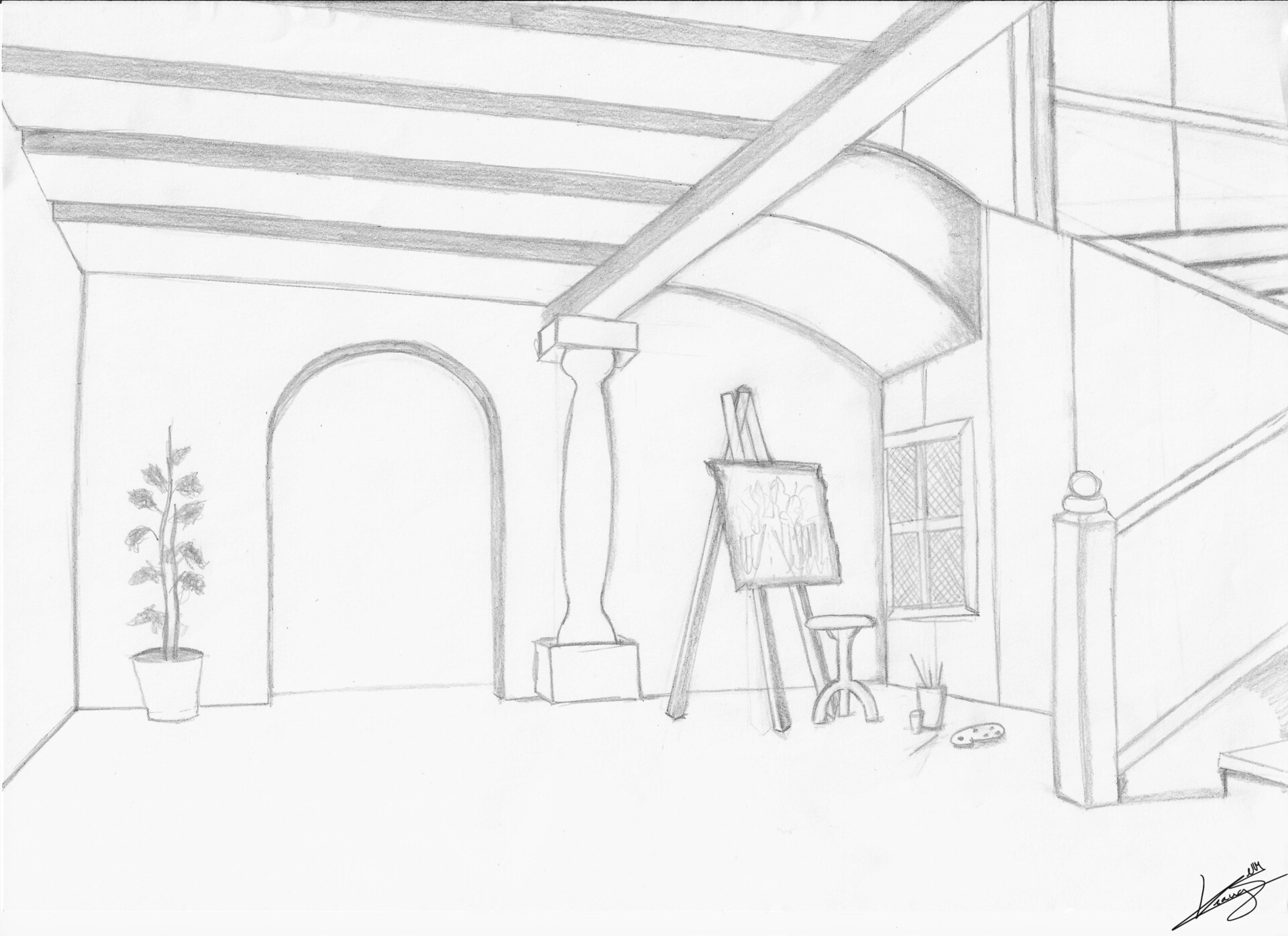 ArtStation - Interior Perspective