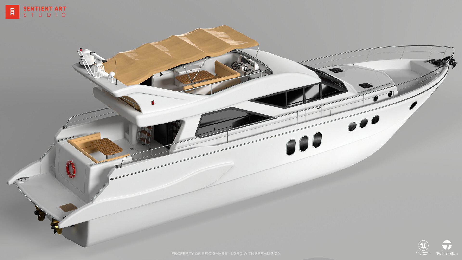 Sentient Art - Twinmotion - Yacht 3