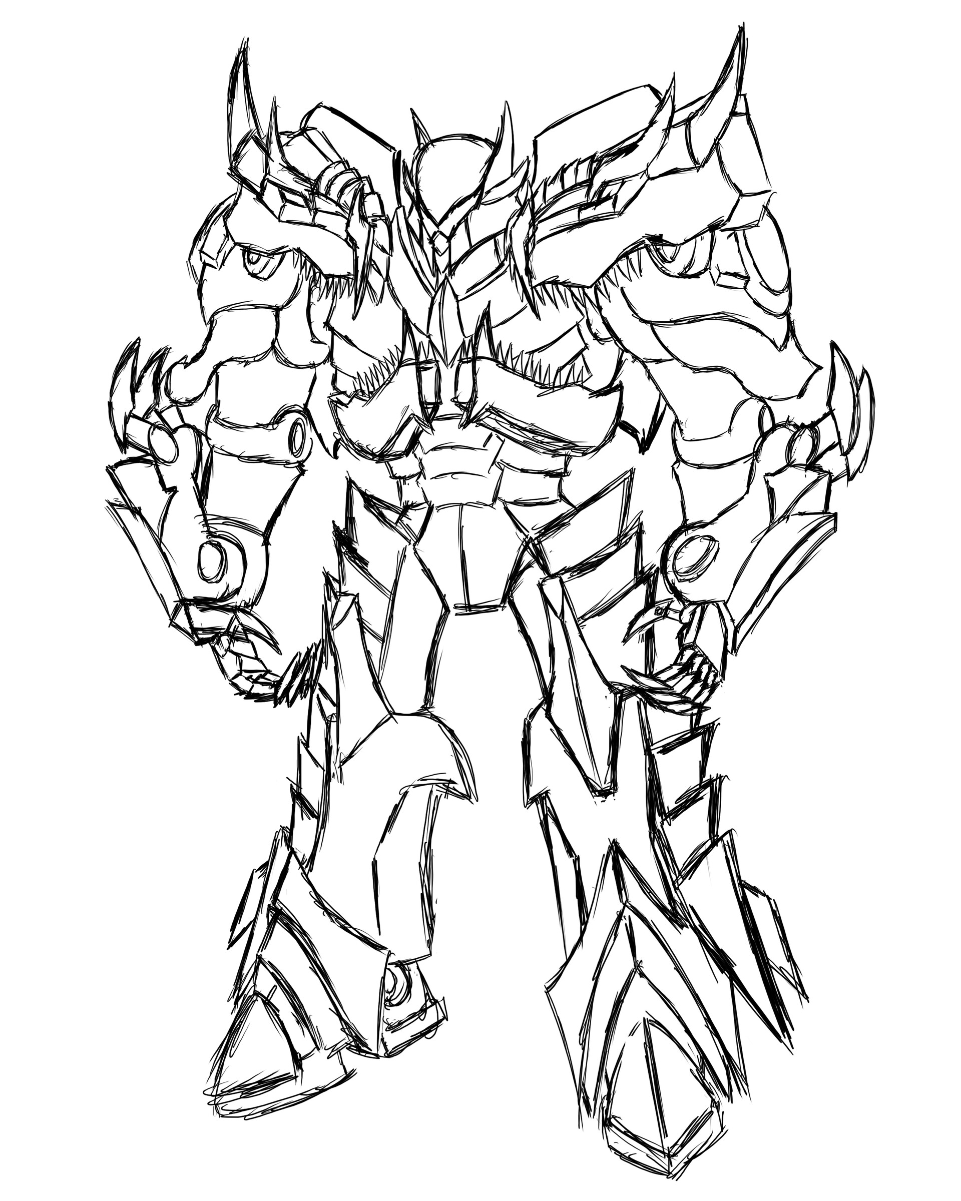 grimlock coloring pages