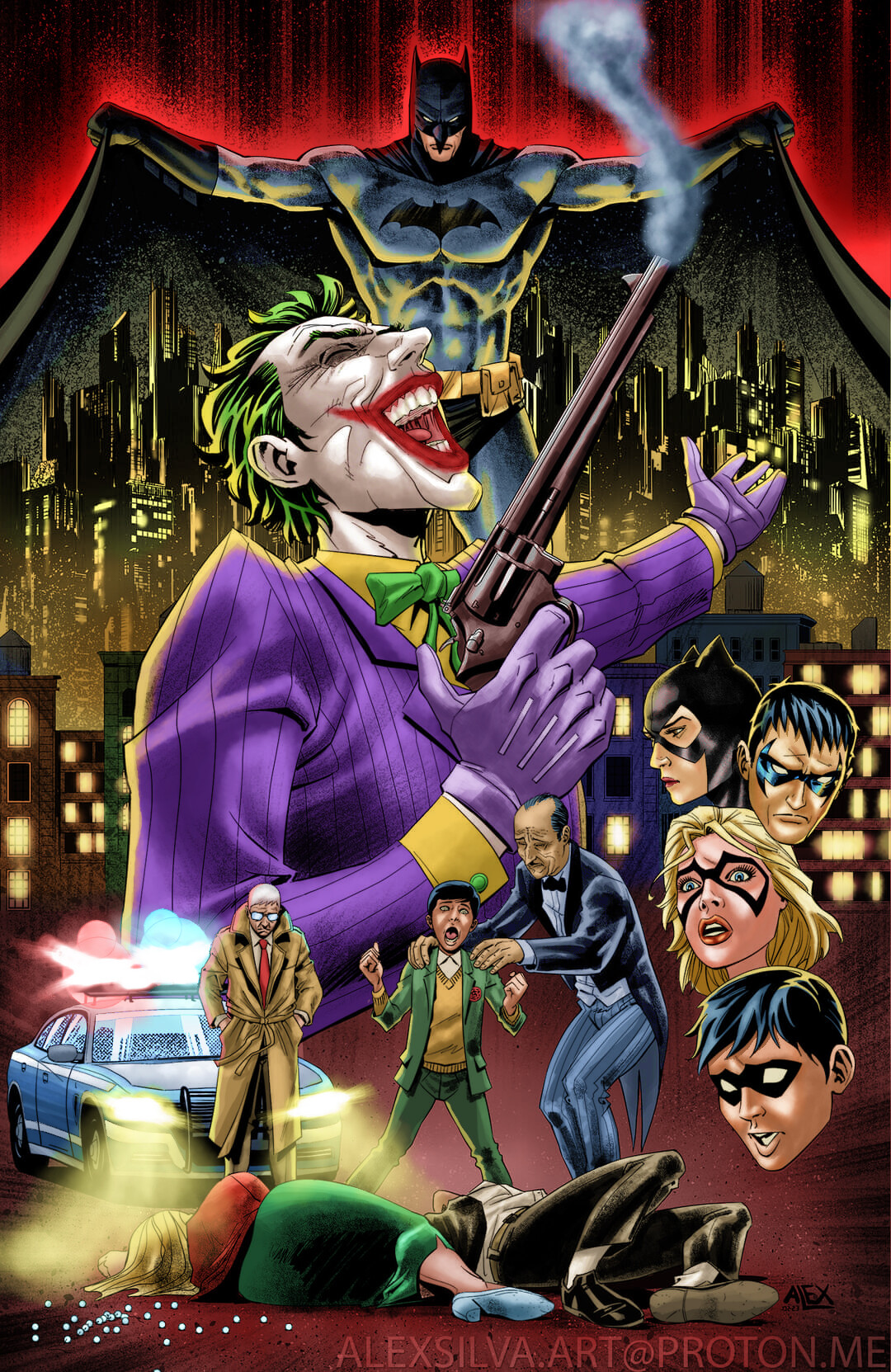 ArtStation - Batman Cover by Alex Silva