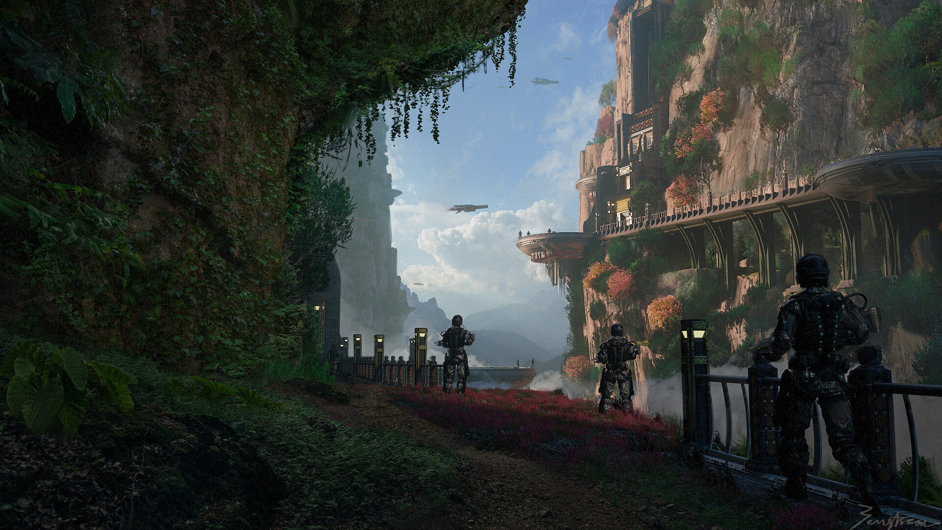 ArtStation - City on the Cliffs