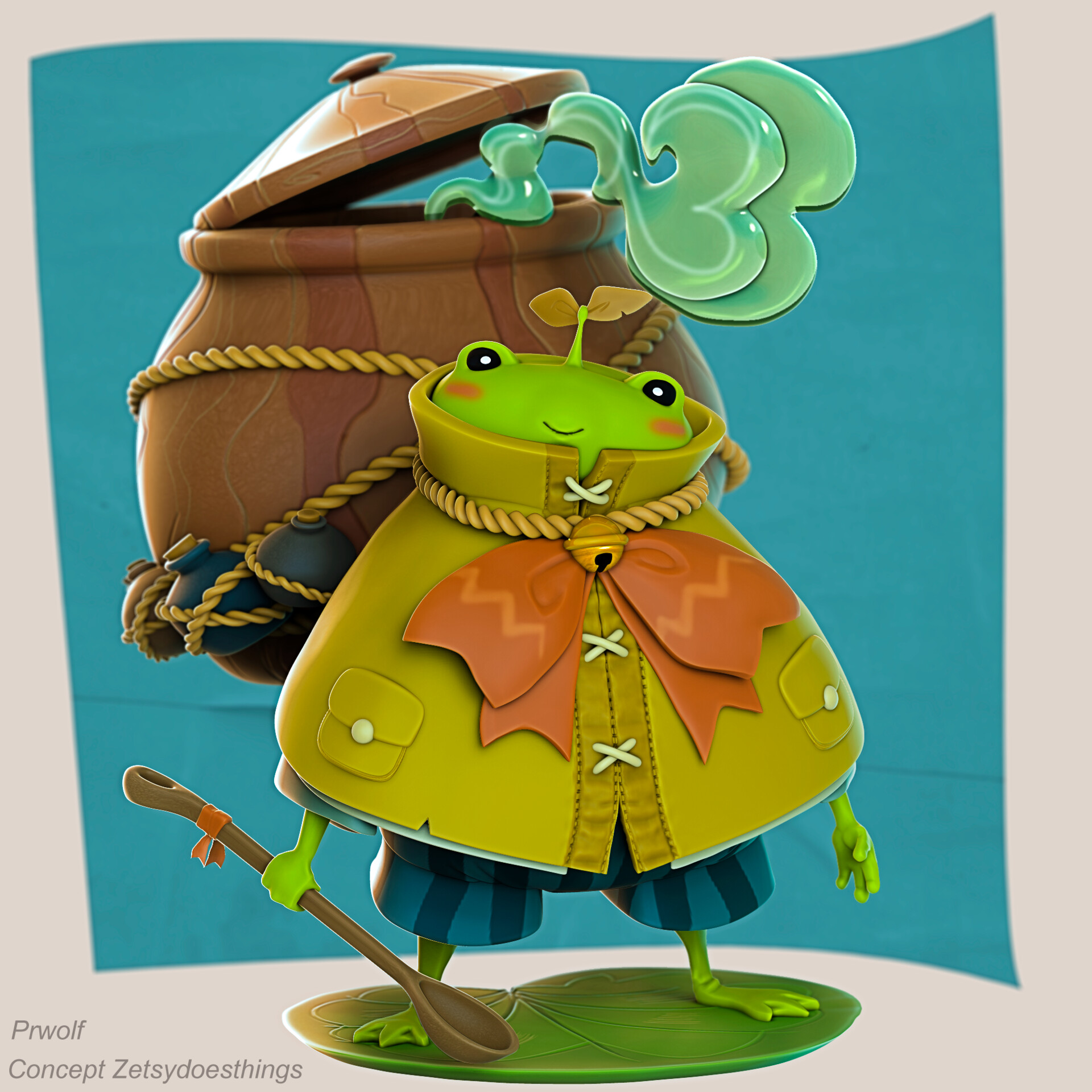 ArtStation - Frog Crassula Dtiys