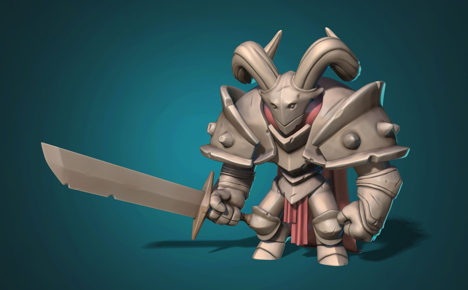 ArtStation - The Horned Knight