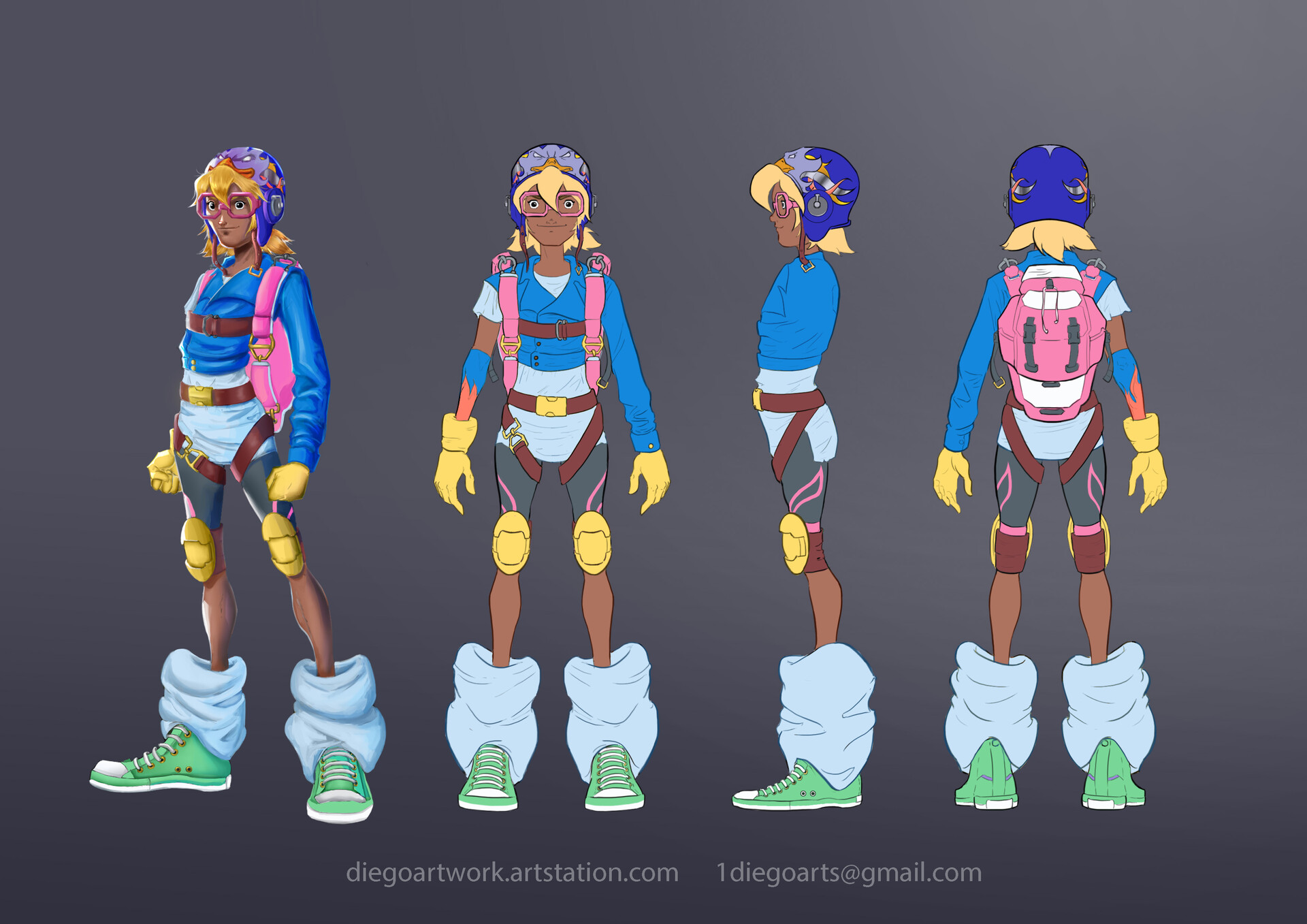 ArtStation - Turn around... work in progress.