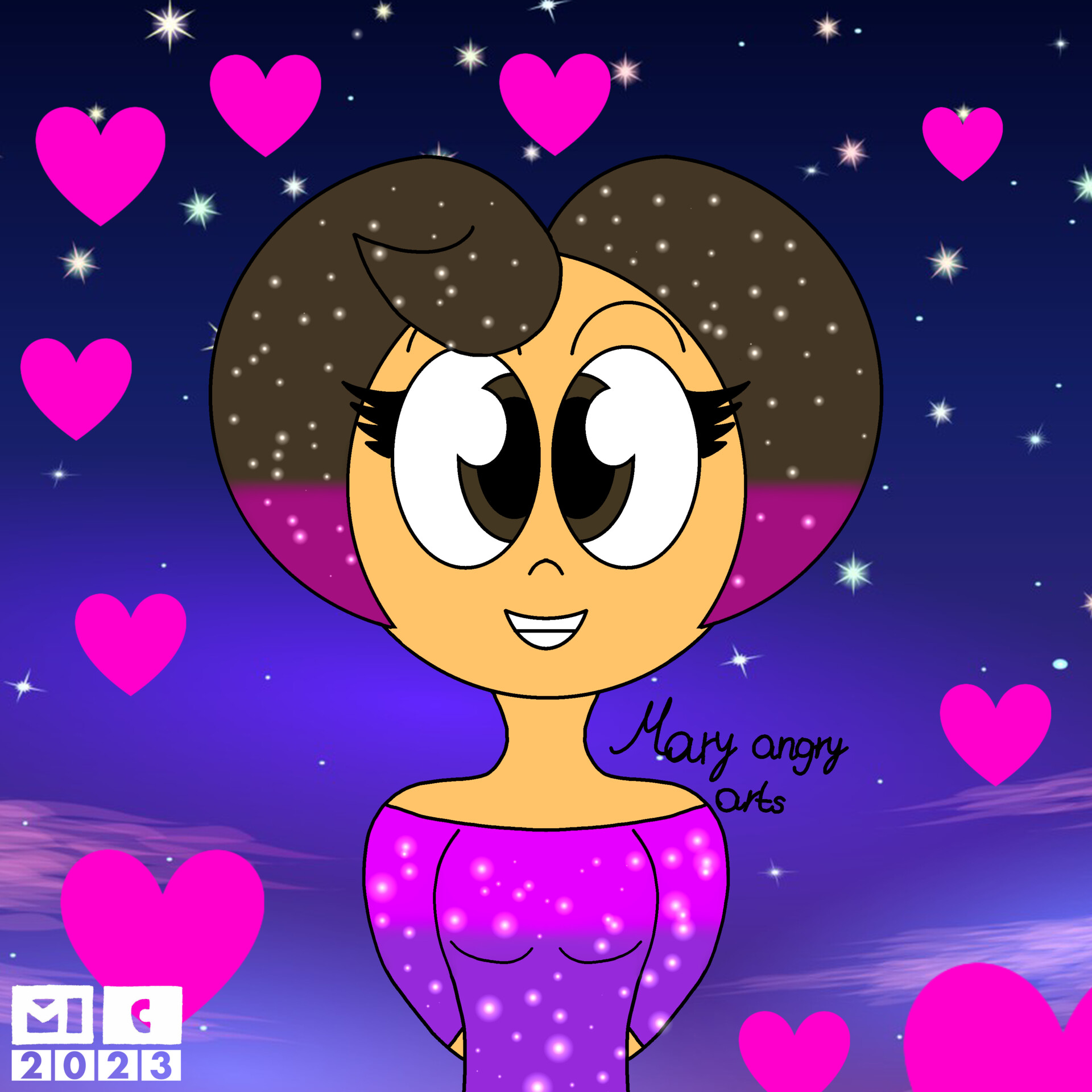 ArtStation - Mary angry art (gift)