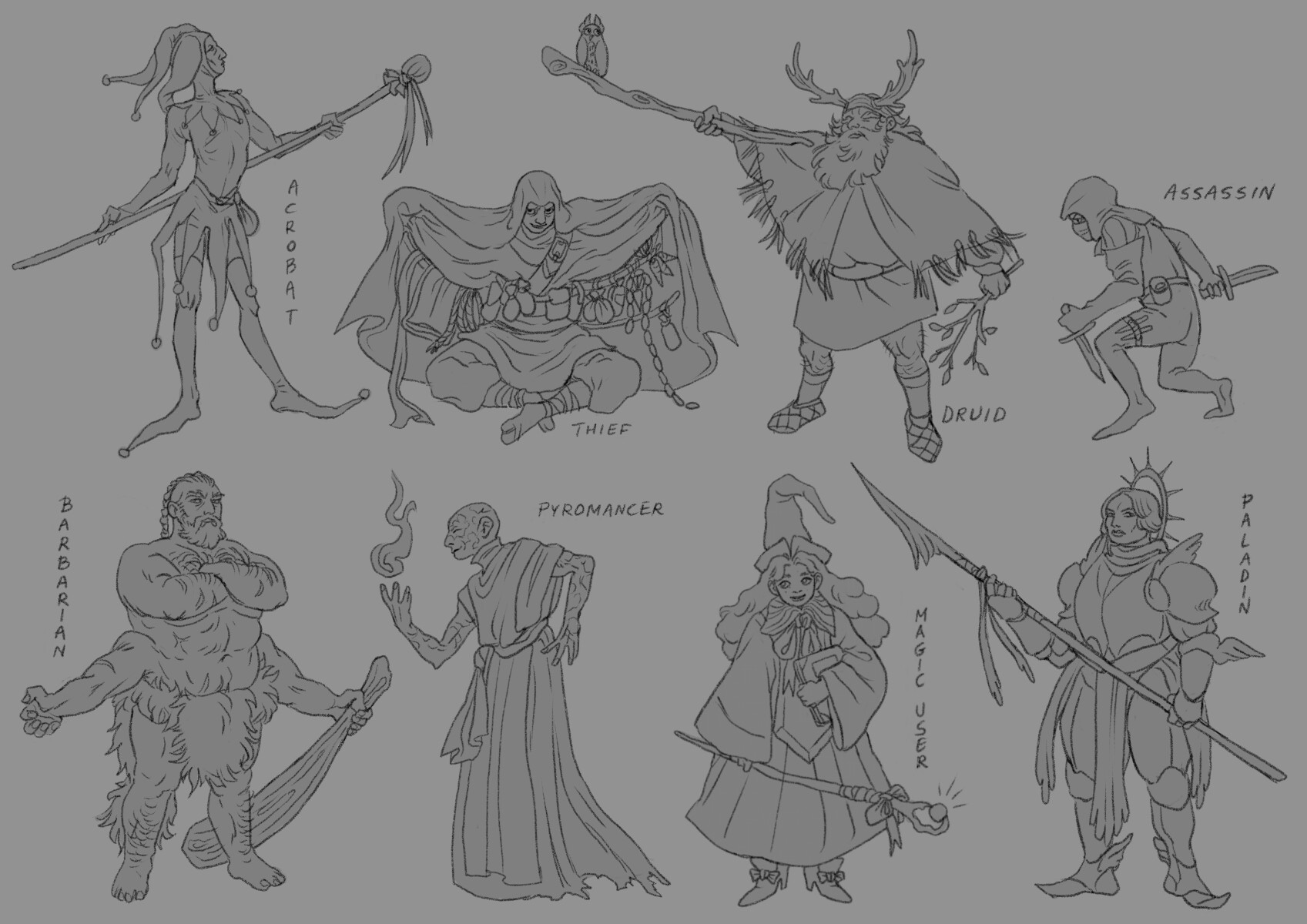 ArtStation - Character classes