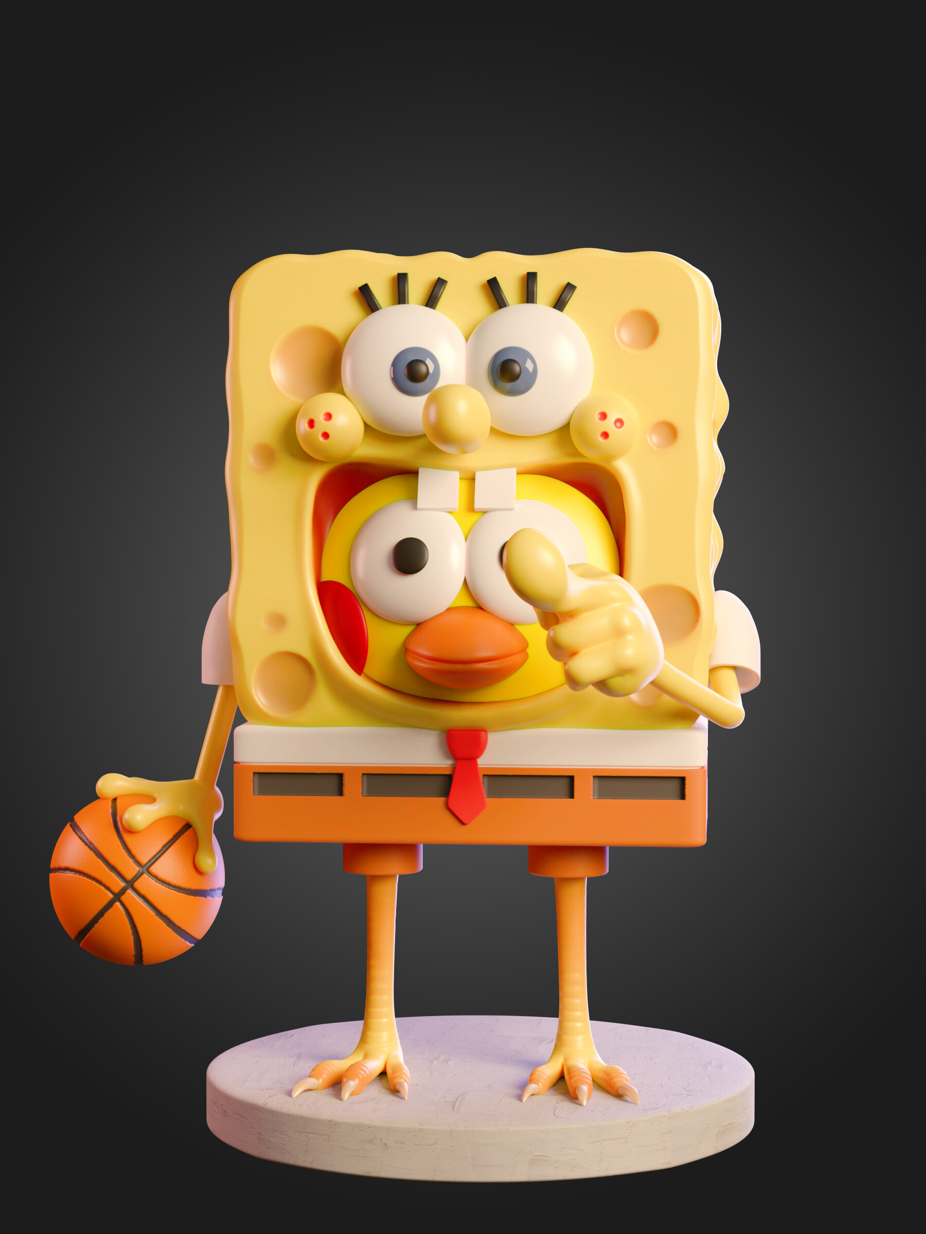 ArtStation - chicken you too beautiful2