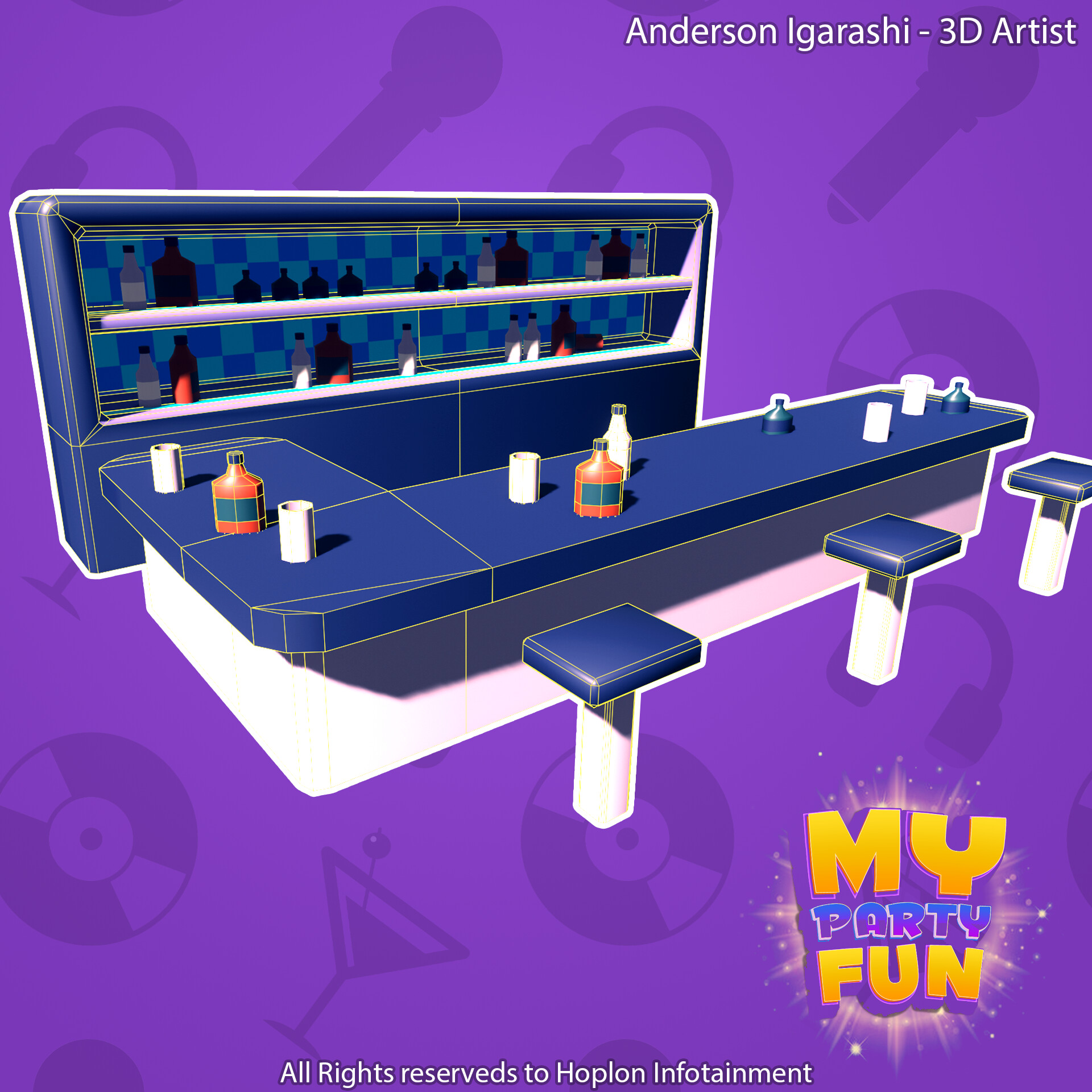 ArtStation - Mobile Environment and Props - My Party Fun