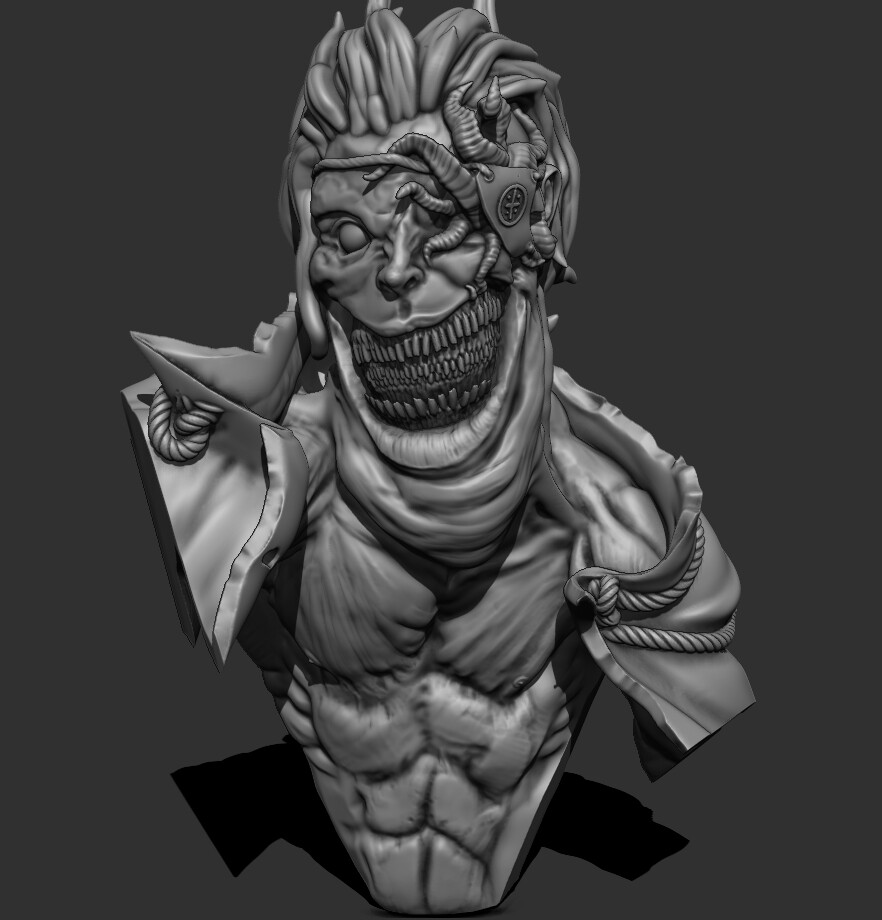 ArtStation - Meat Priest Bust