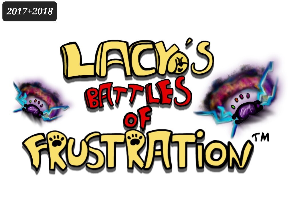 Lexi the super sidekick - LACY'S BATTLES OF FRUSTRATION™ , year logo ...