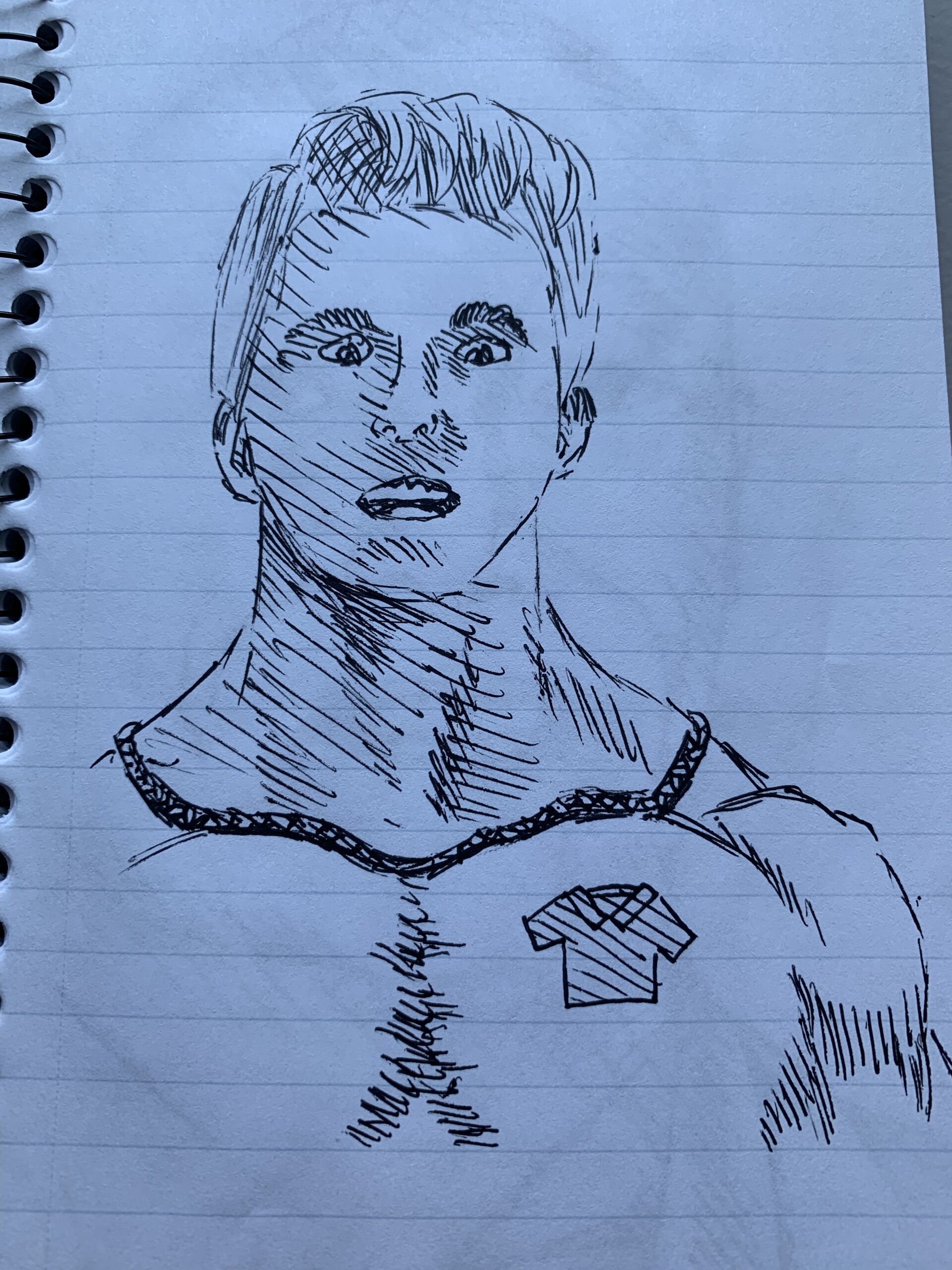 ArtStation - Dude from Free Guy-only ink-