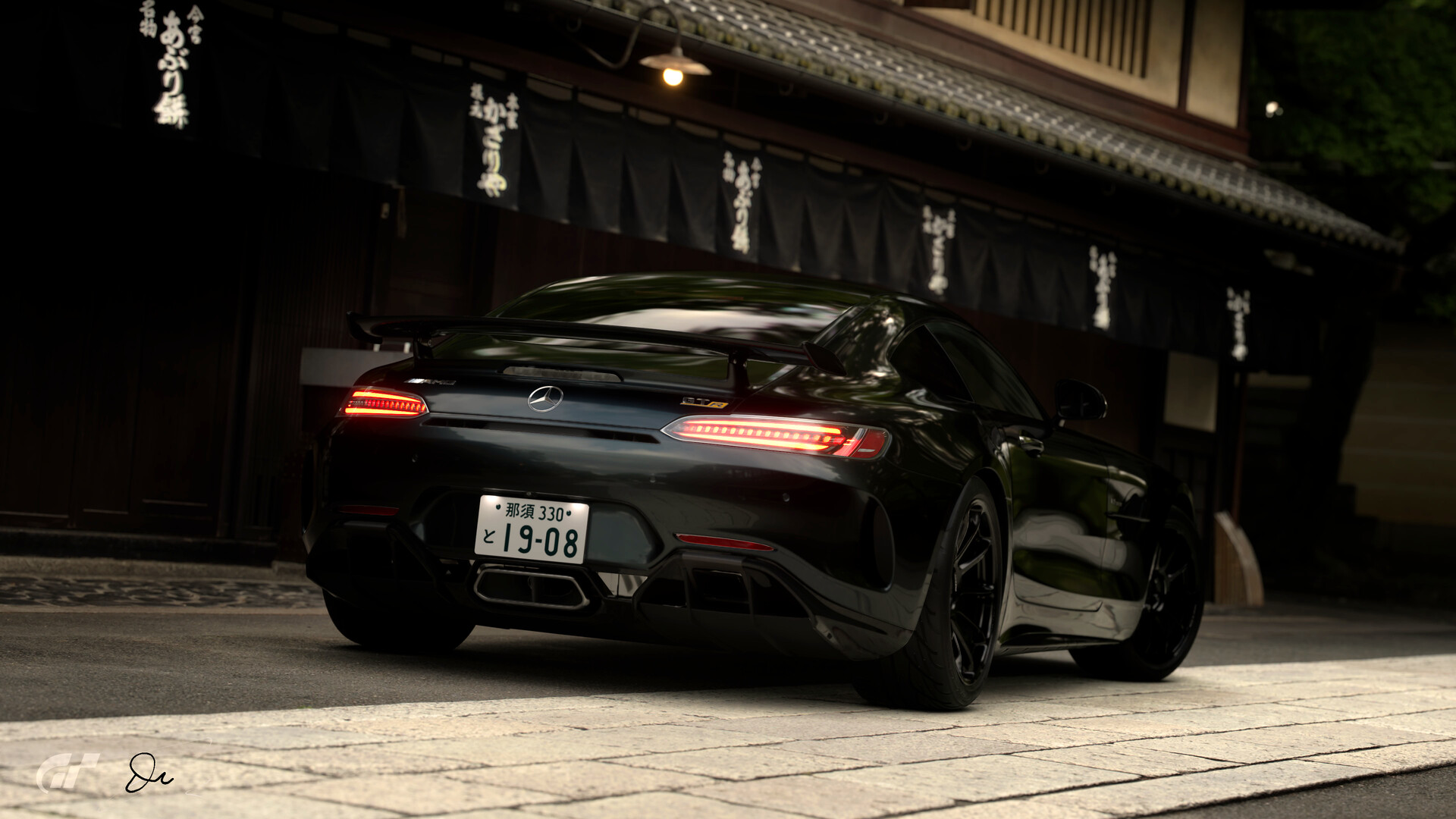 ArtStation - Magnetite Black Mercedes AMG GTR '16