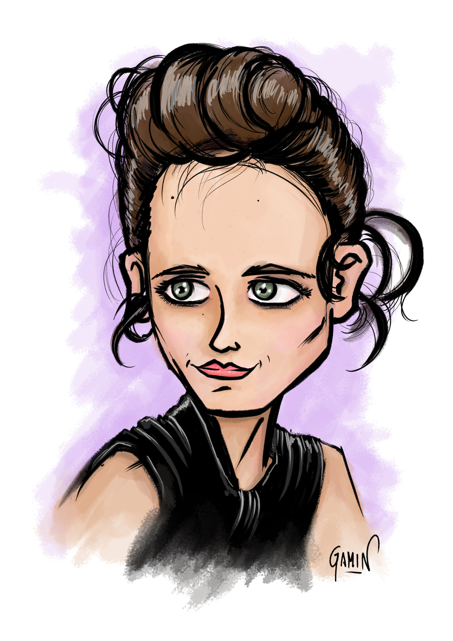 ArtStation - Eva Green Cartoon