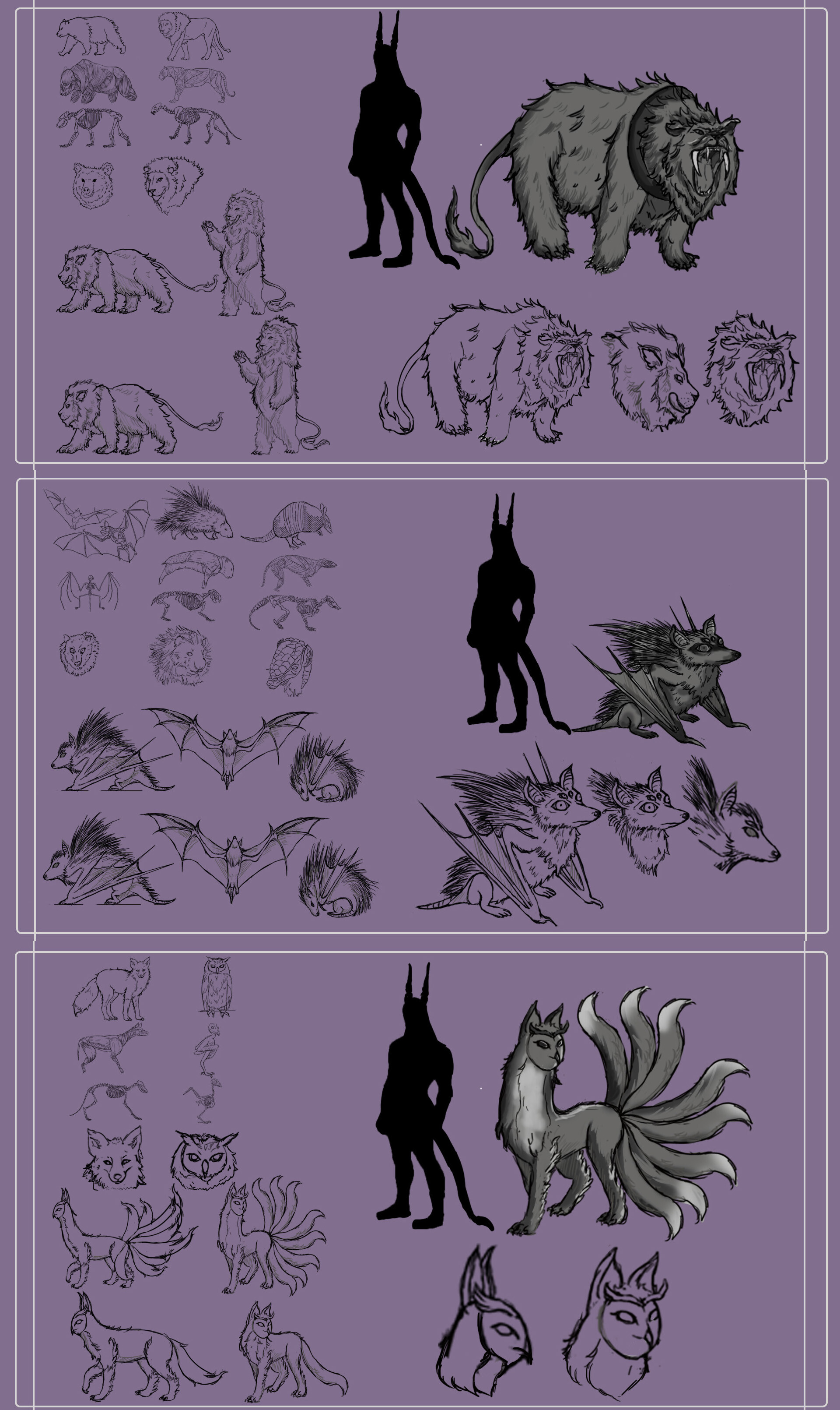 ArtStation - Midterm plate creature design