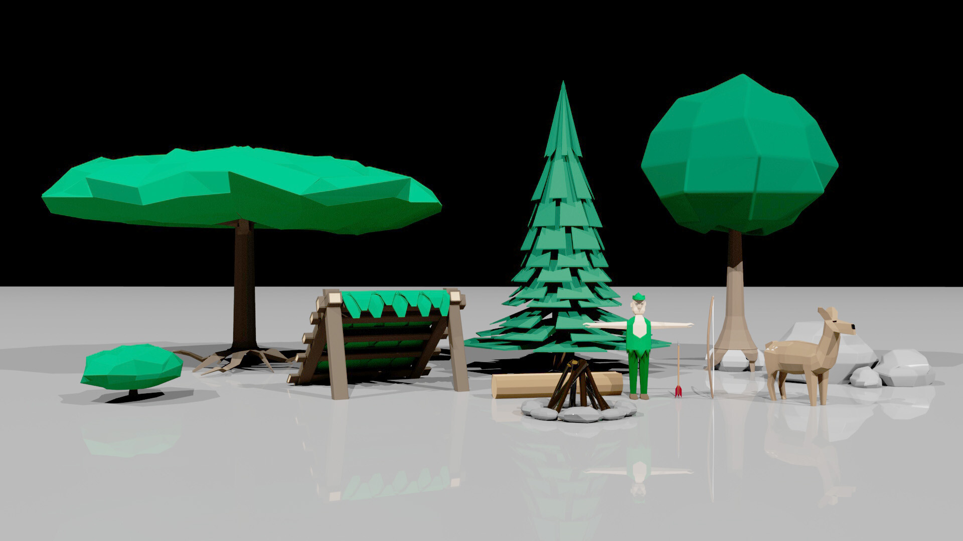 ArtStation - 12 Forest Assets