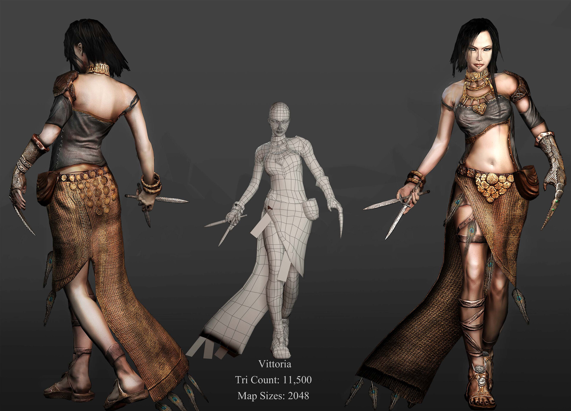 ArtStation - Gypsy Female Warrior