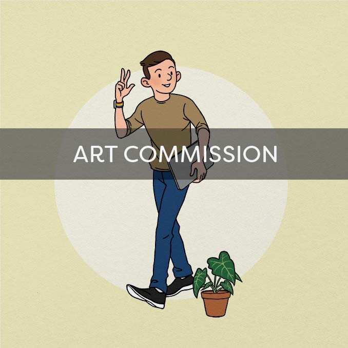 ArtStation - Tintin-style Portrait Commission (2023)