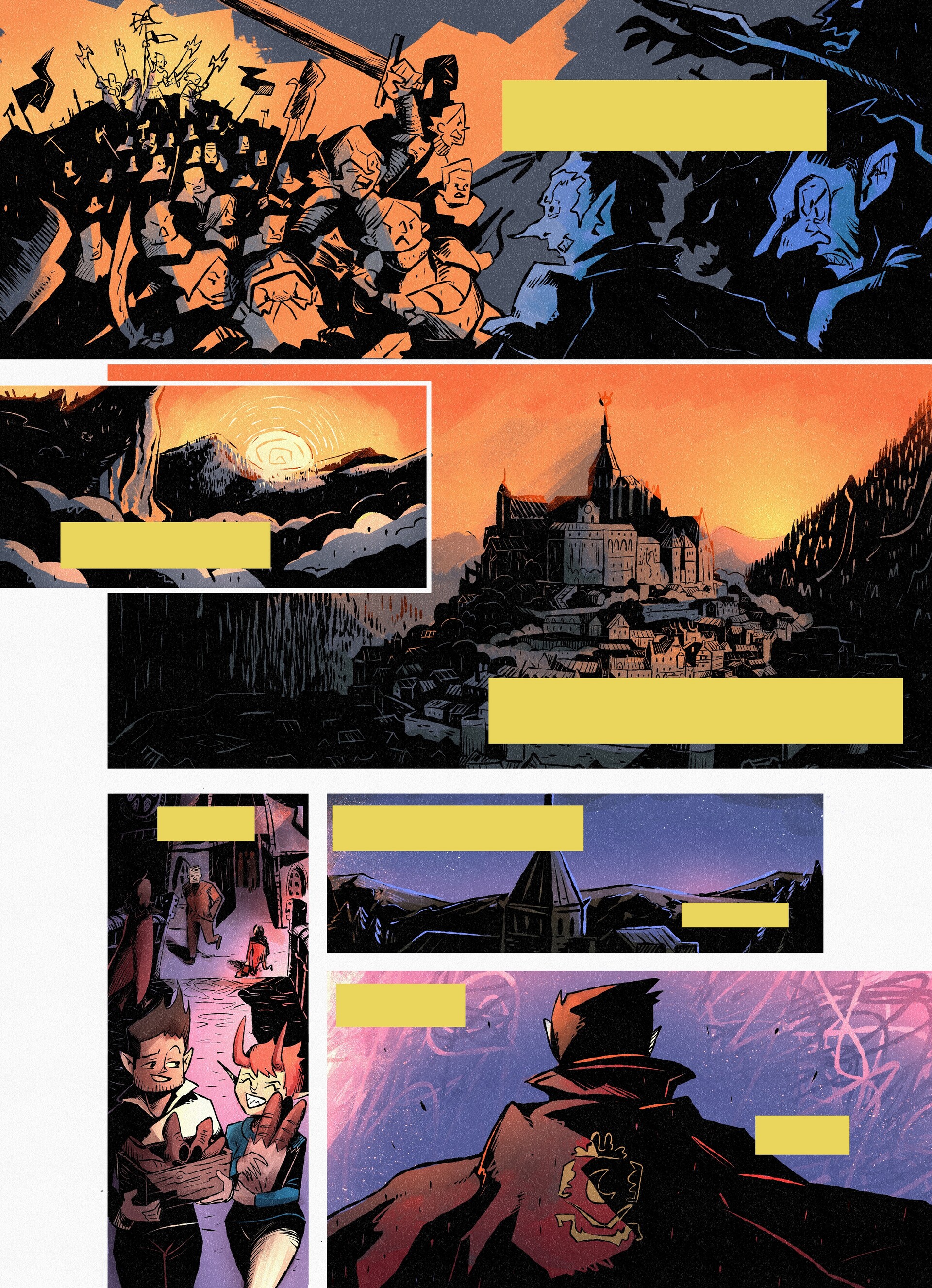 ArtStation - Vampire Comic pages