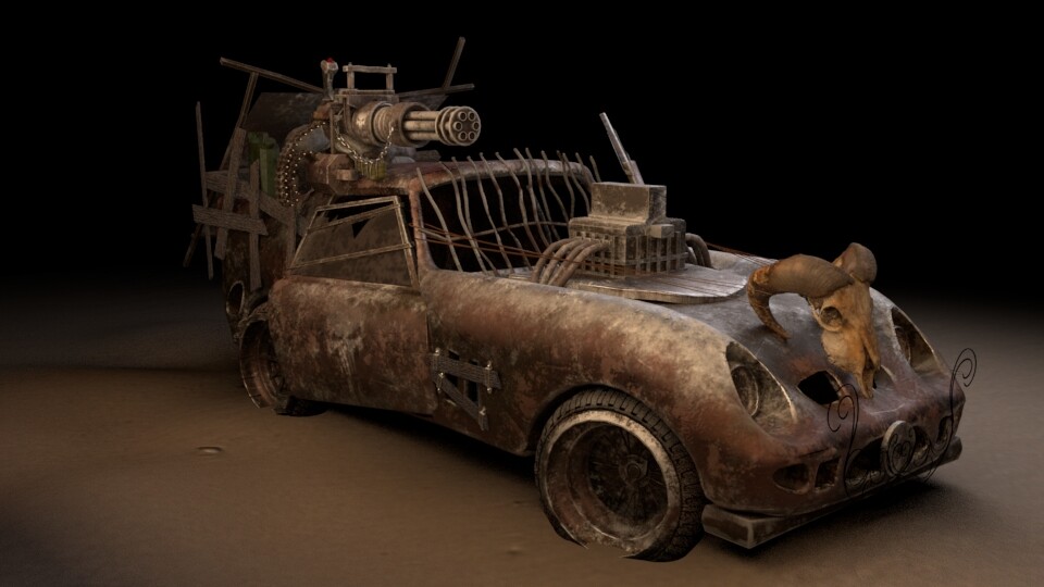 ArtStation - Rusty car
