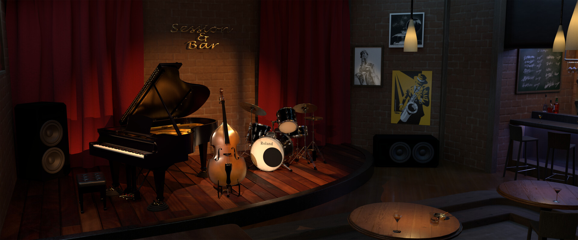 ArtStation - Jazz Bar