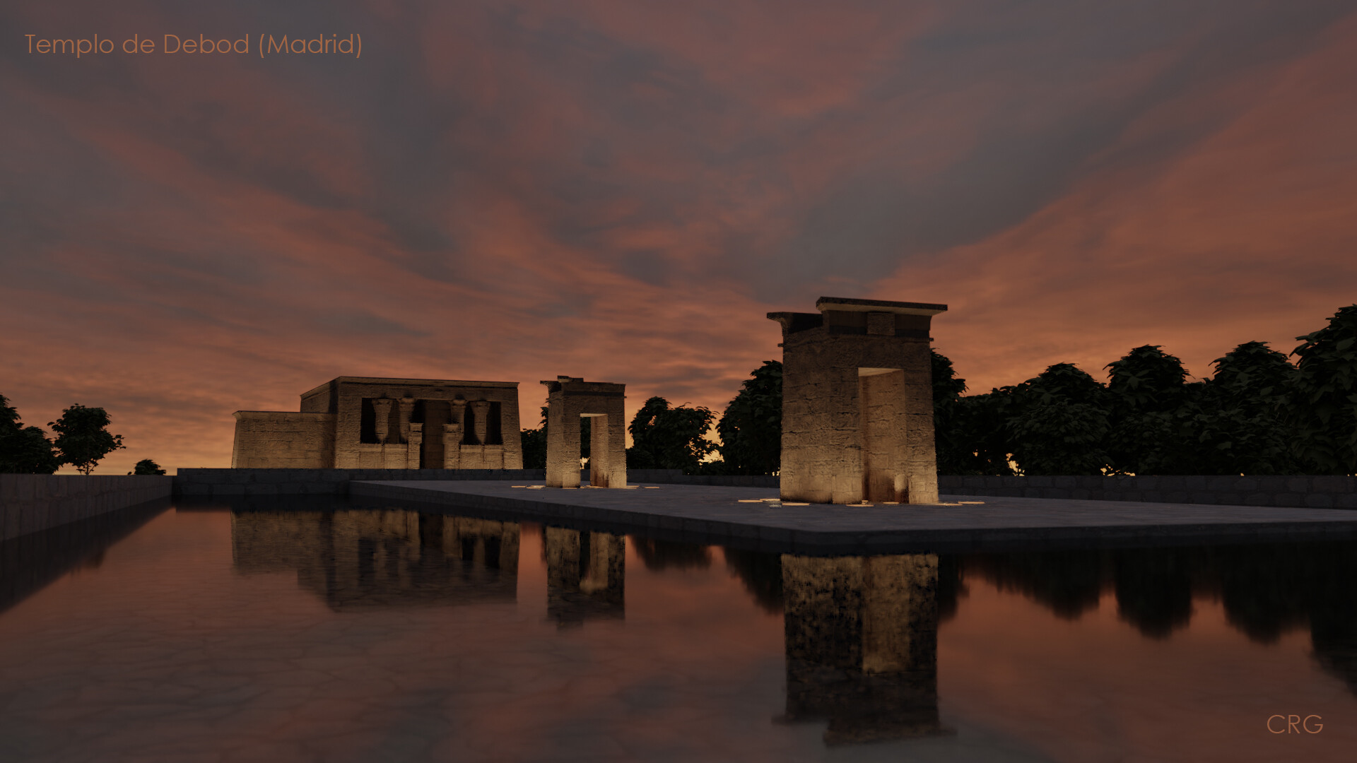 ArtStation - Templo de Debod (Madrid, España)