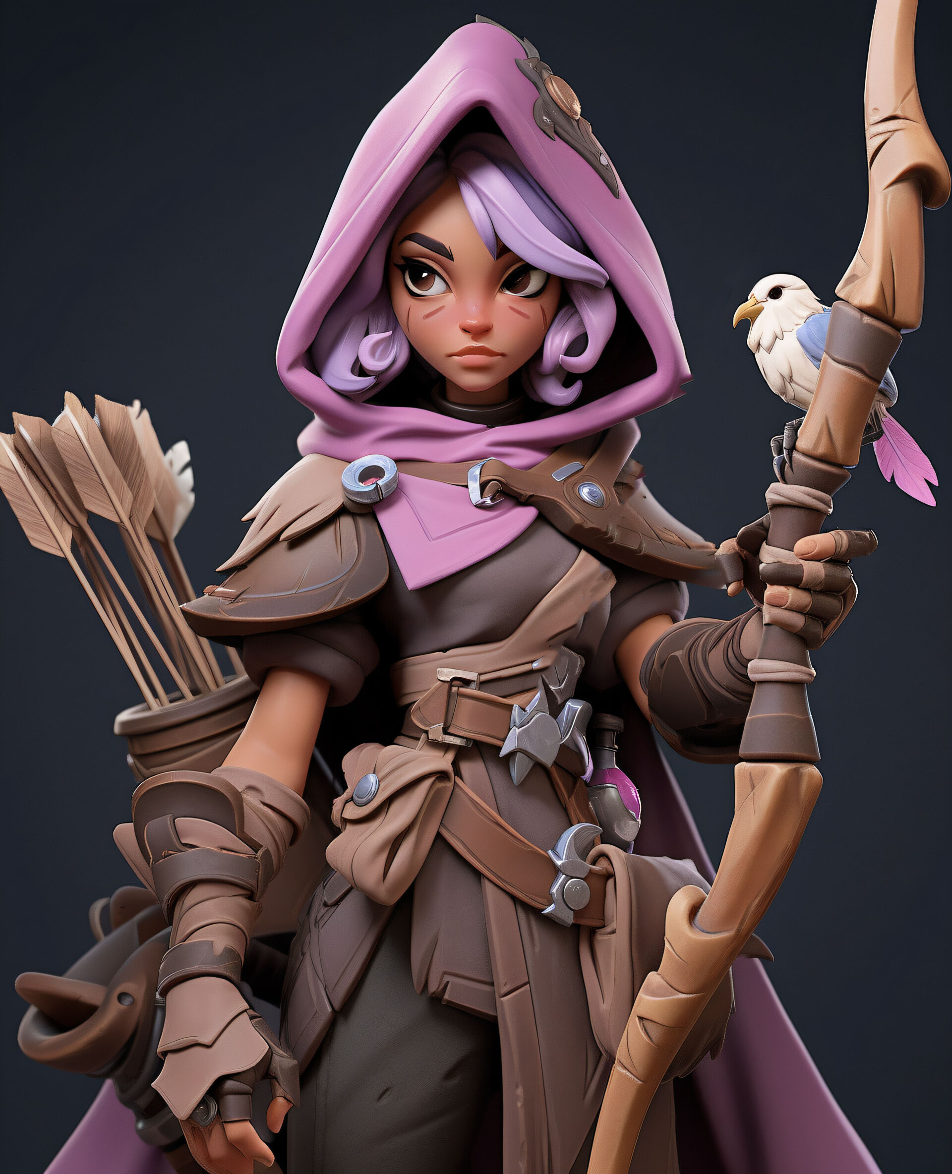 mr-pumpkin-esc-a-stylized-archerleague-of-legends3d-renderunreal ...