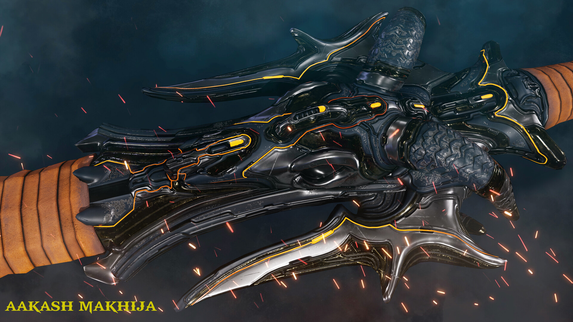 Aakash Ma Aakash Makhija - Ram Skull - Sword