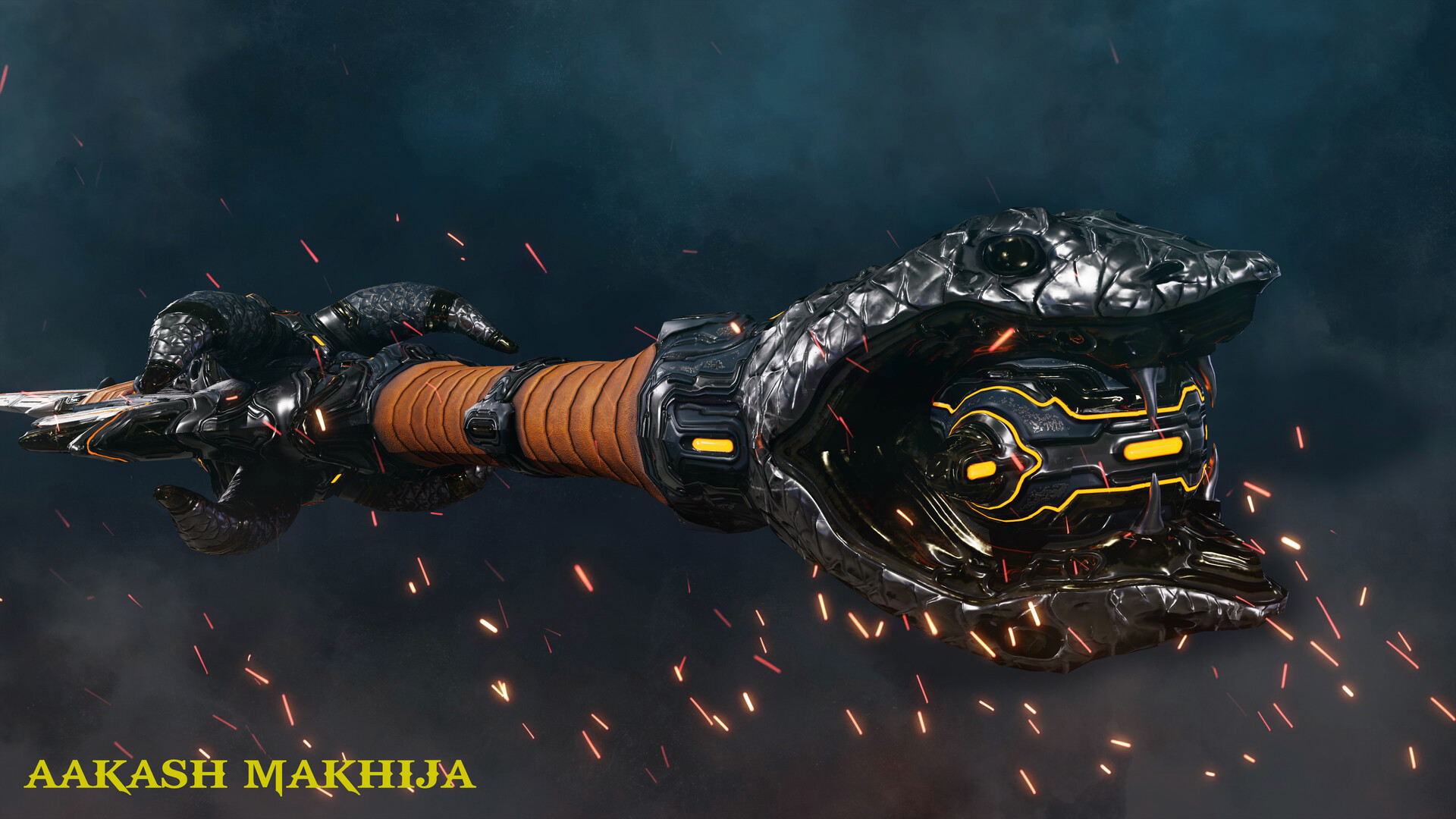 Aakash Ma Aakash Makhija - Ram Skull - Sword