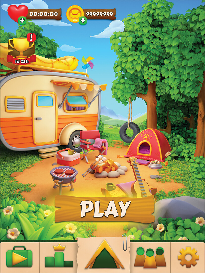 ArtStation - Mobile Game UI Art Test