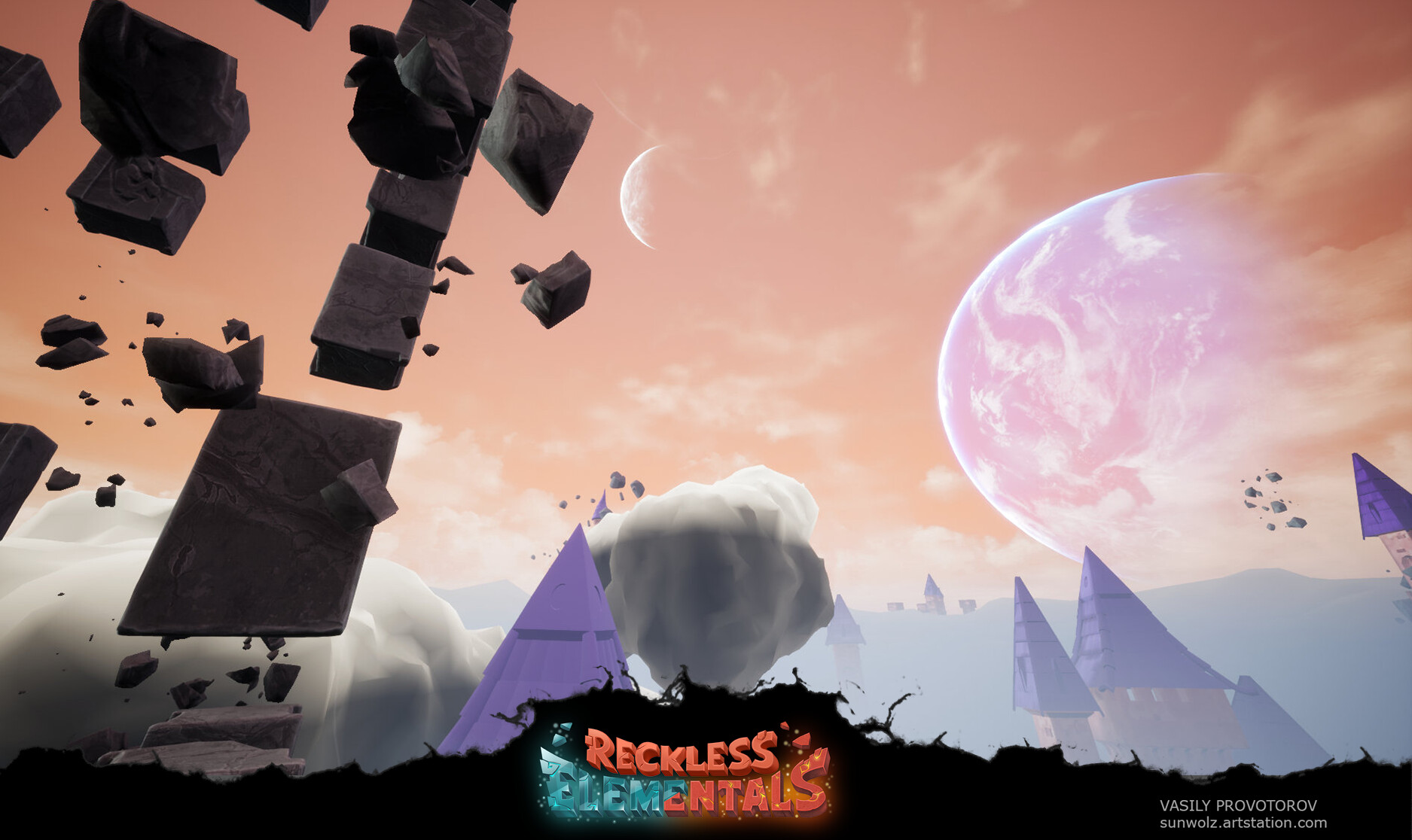 Vasily Provotorov - Creating the Reckless Elementals Art