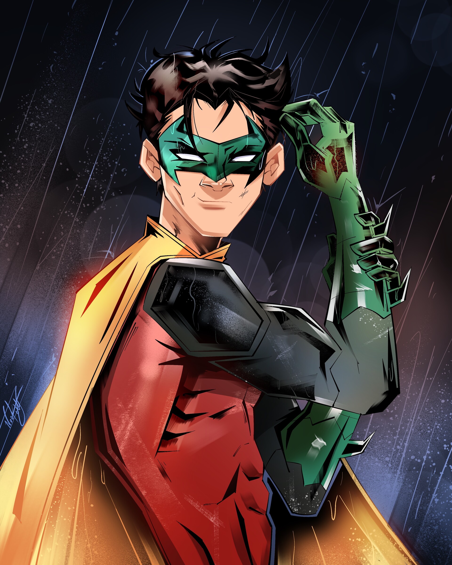 ArtStation - A classic robin fan art