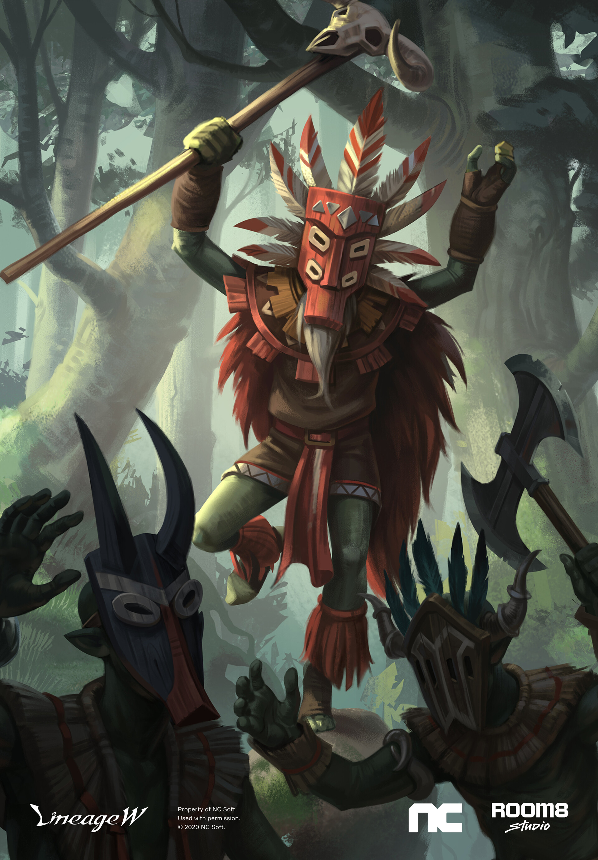 Room 8 Studio - Portfolio - Illustrations (Lineage W)