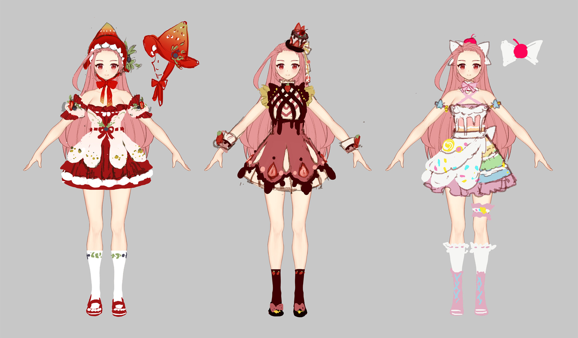 Ji Yu lee - King's Raid - Cleo dessert costume