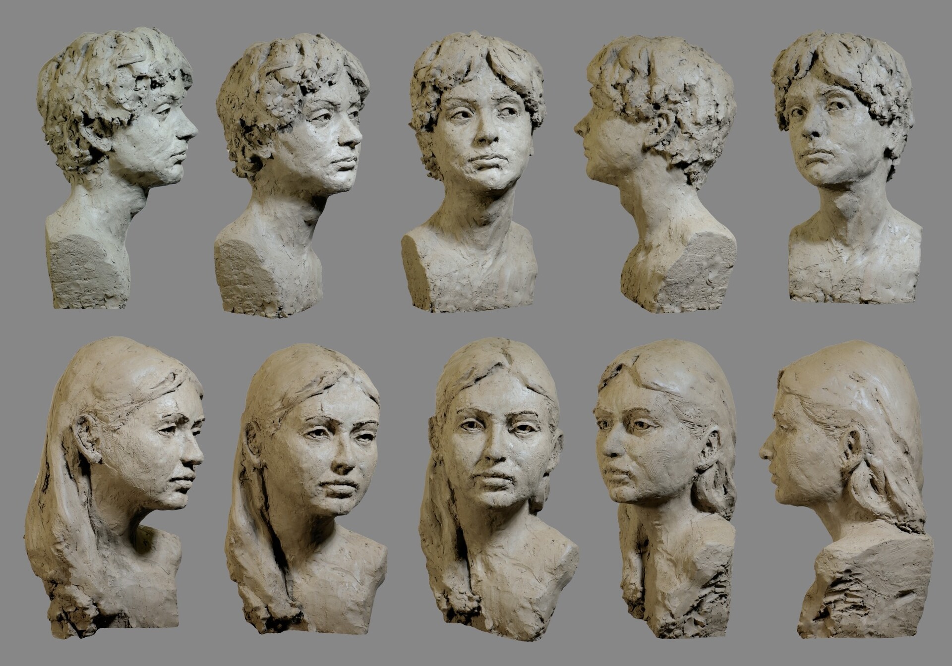 ArtStation - Sculpture - Studies for CEA contest 1
