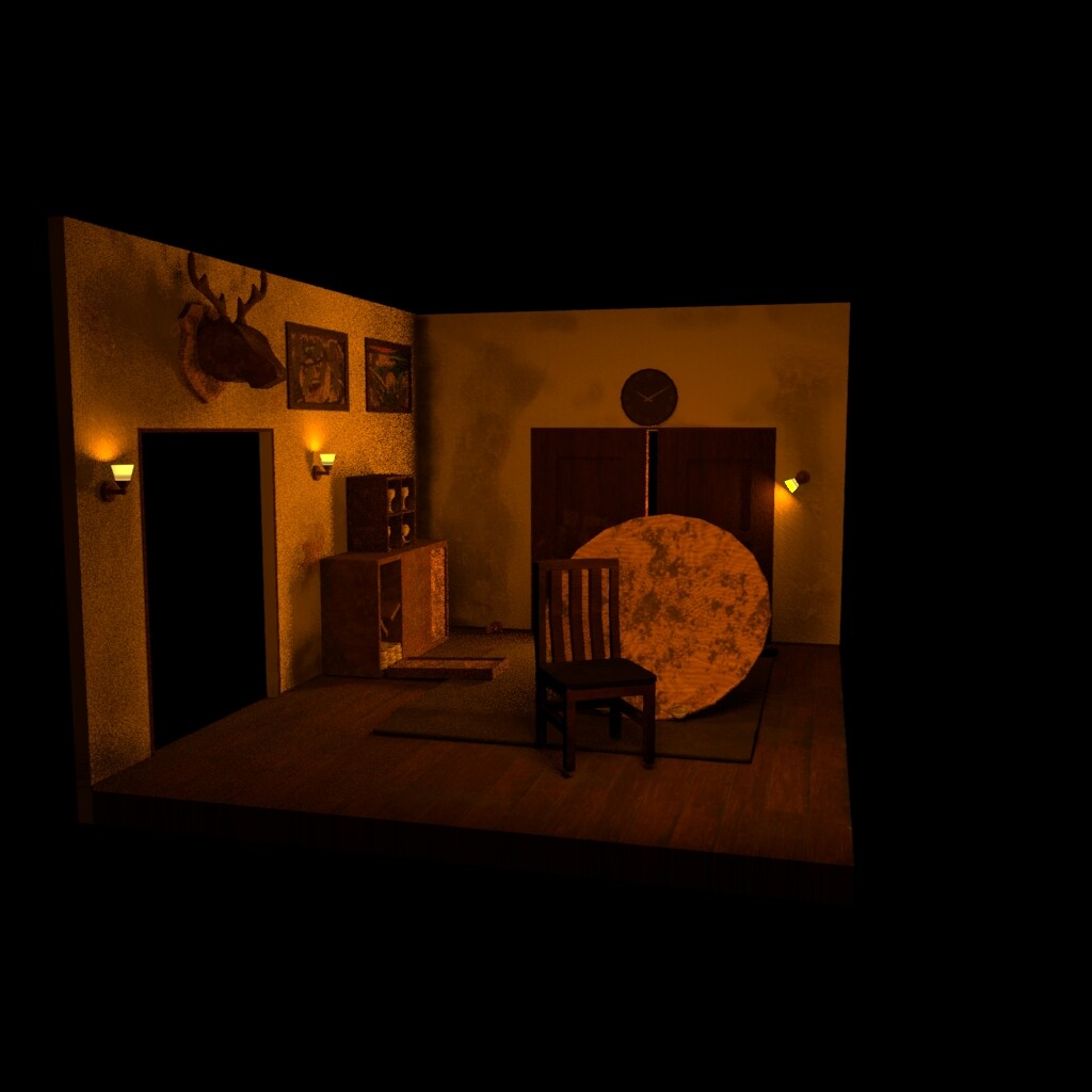 ArtStation - College Project: Haunted House