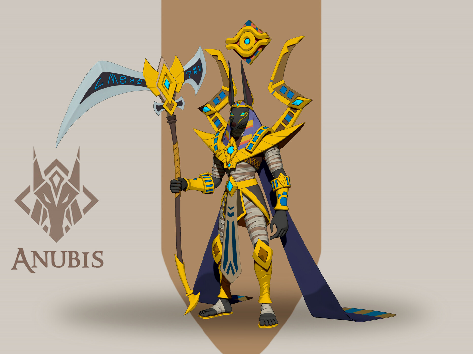 ArtStation - Stylized Character (ANUBIS)