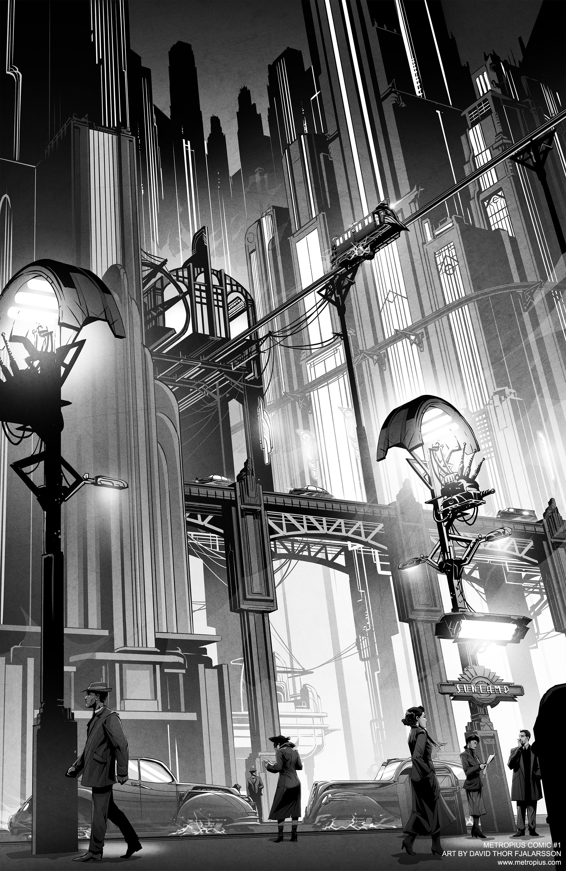 David Thor Fjalarsson - Metropius - Comic 1