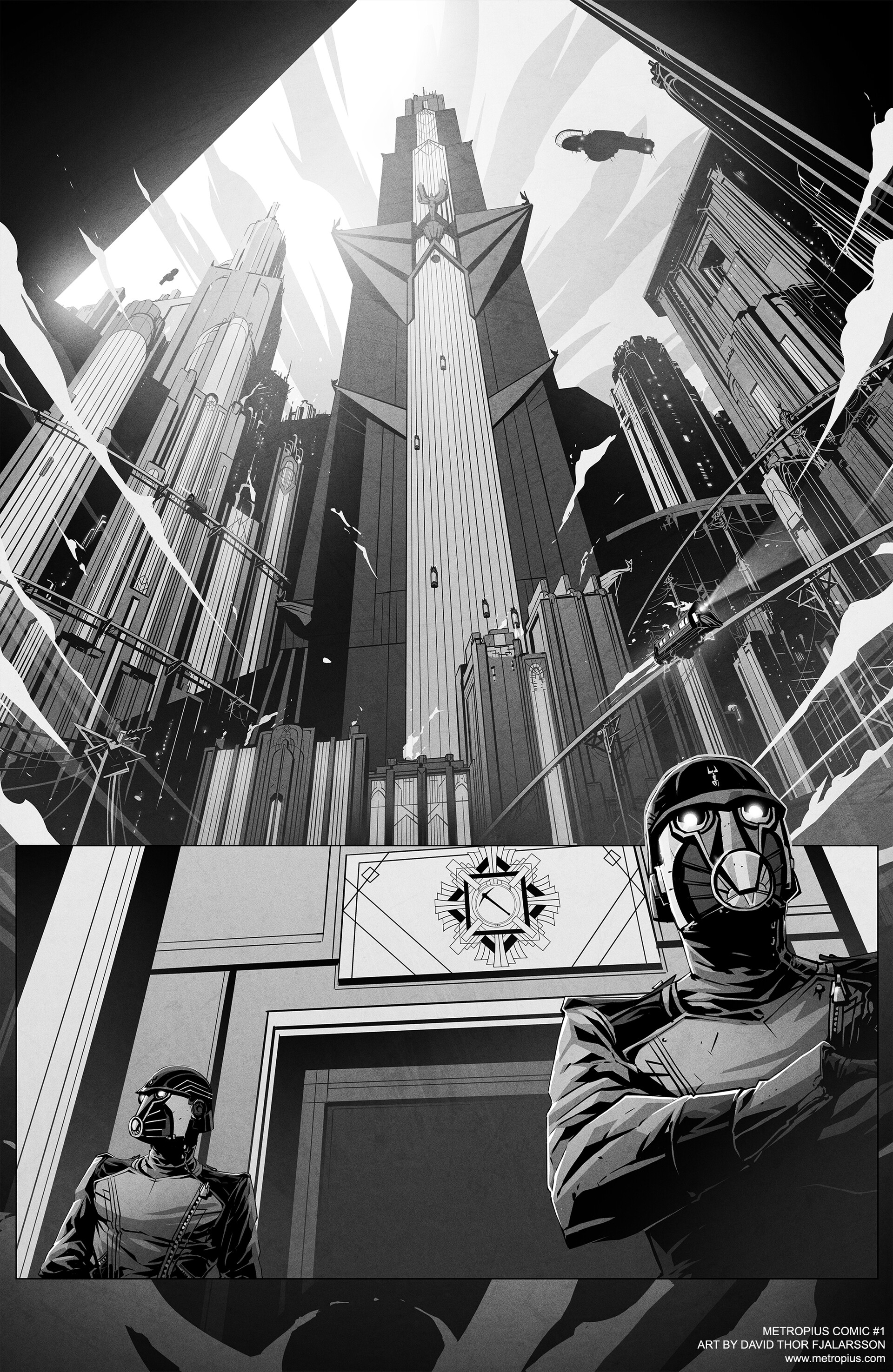 David Thor Fjalarsson - Metropius - Comic 1