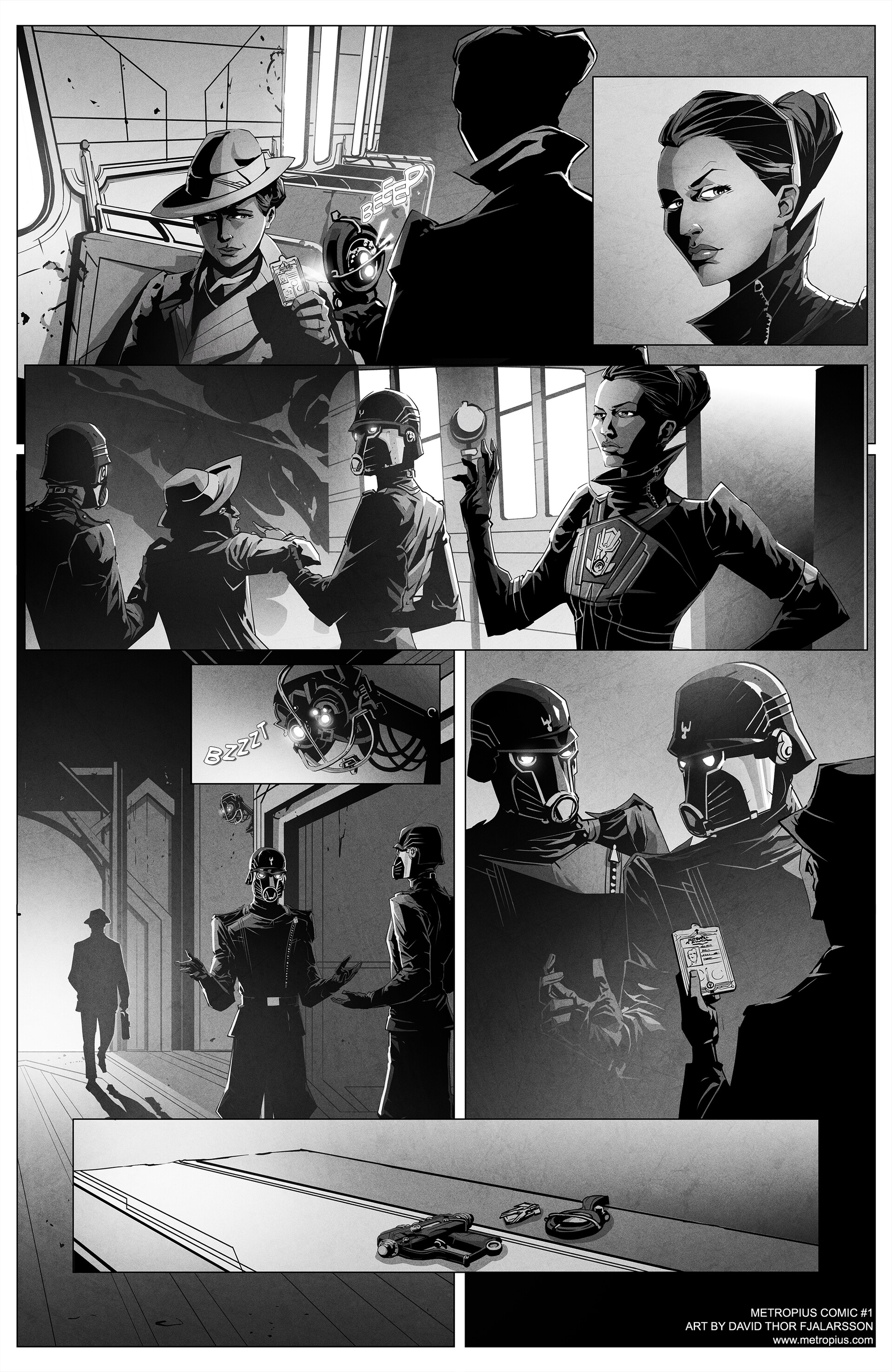 David Thor Fjalarsson - Metropius - Comic 1