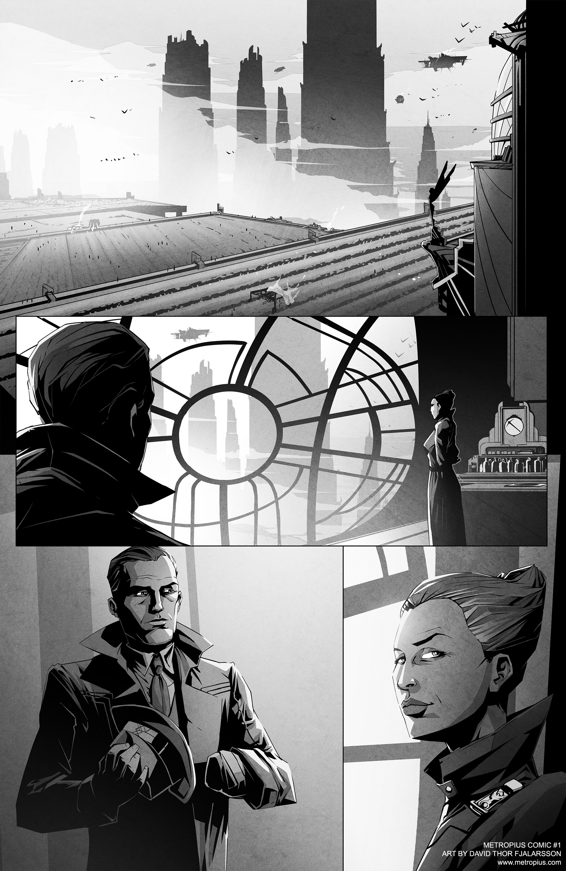 David Thor Fjalarsson - Metropius - Comic 1