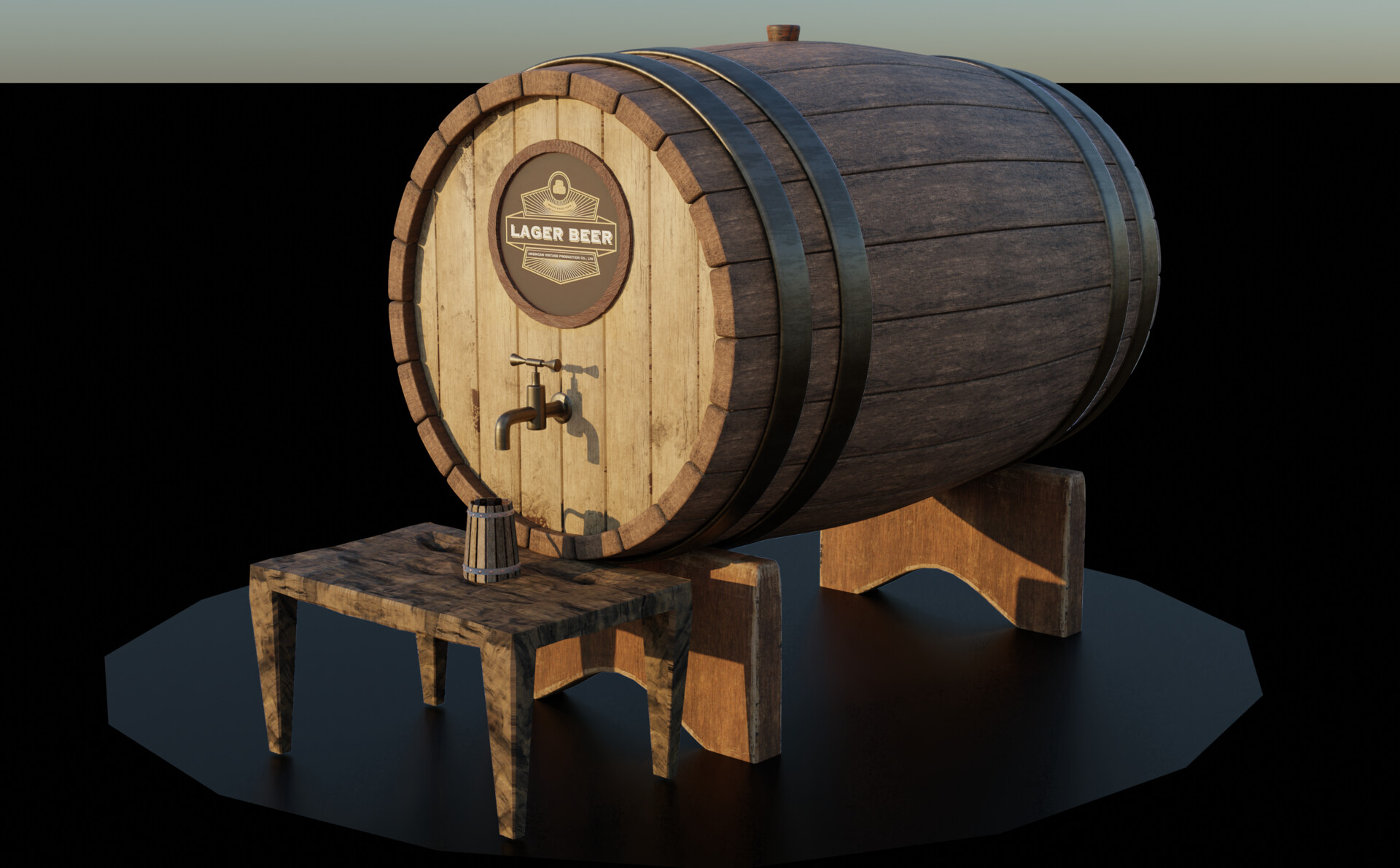 ArtStation - Beer Barrel